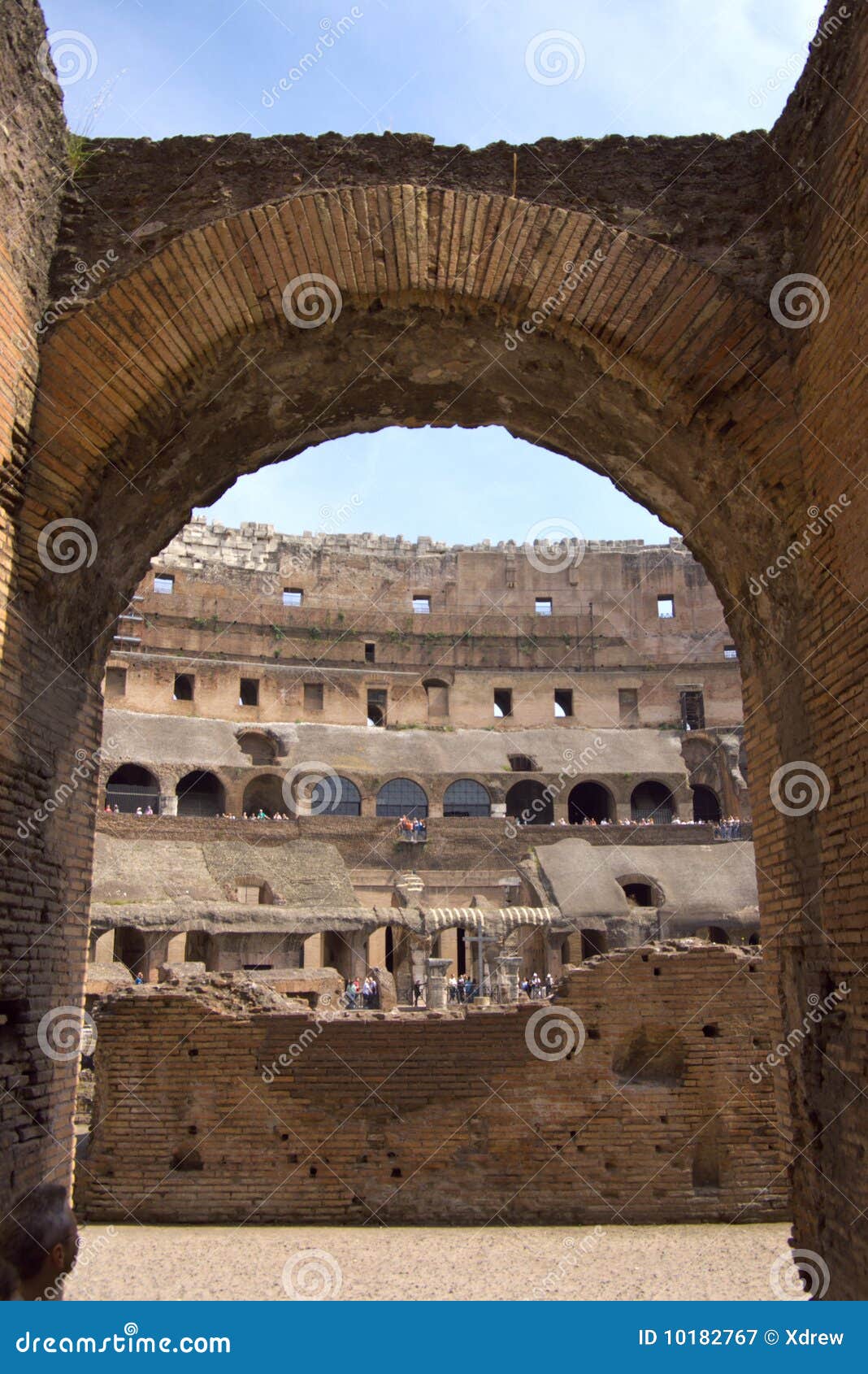 Coliseum inside stock image. Image of culture, columns - 10182767