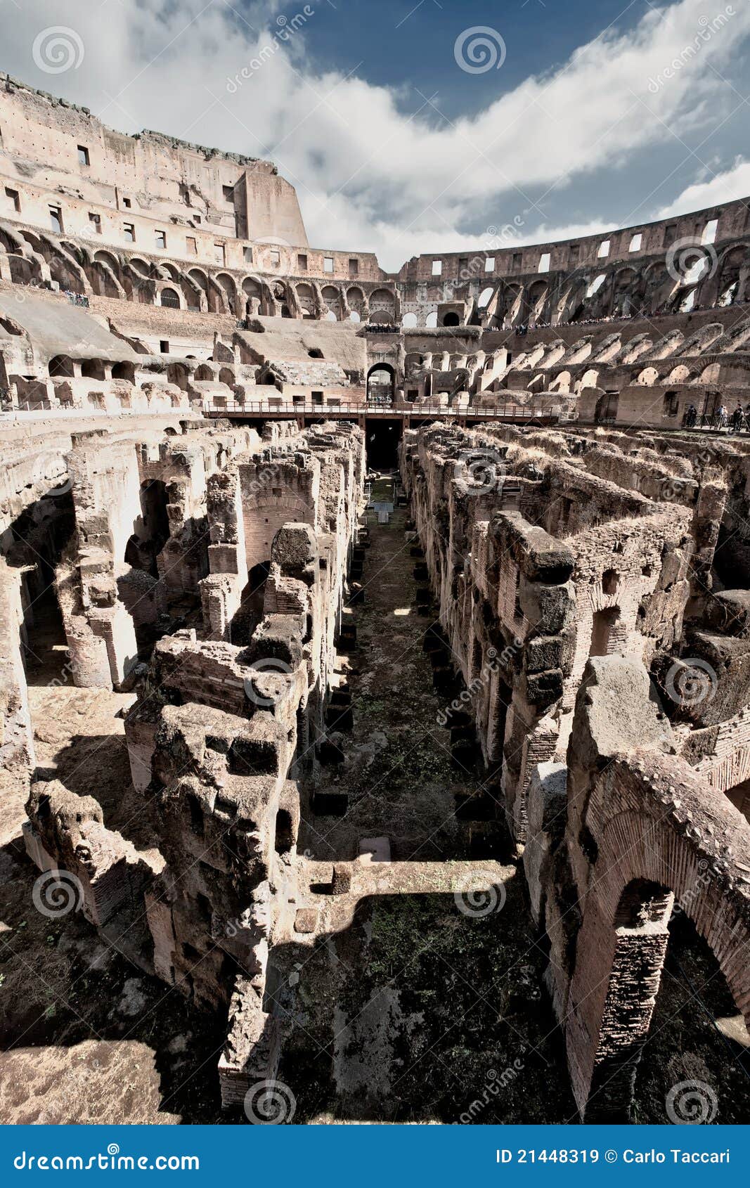 Coliseum from the inside stock image. Image of architecture - 21448319