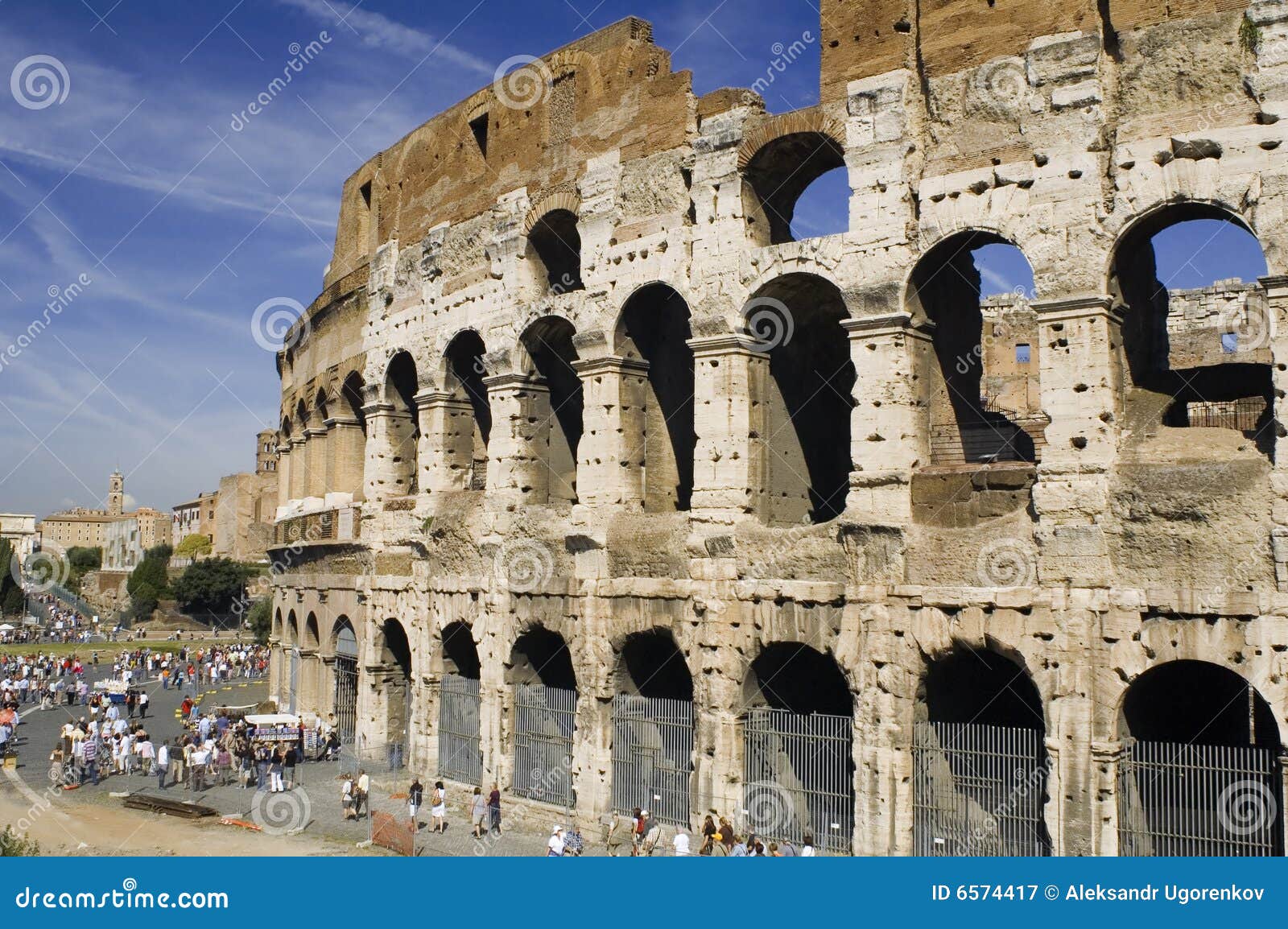 Coliseum in Italy Rome stock image. Image of colosseo - 6574417