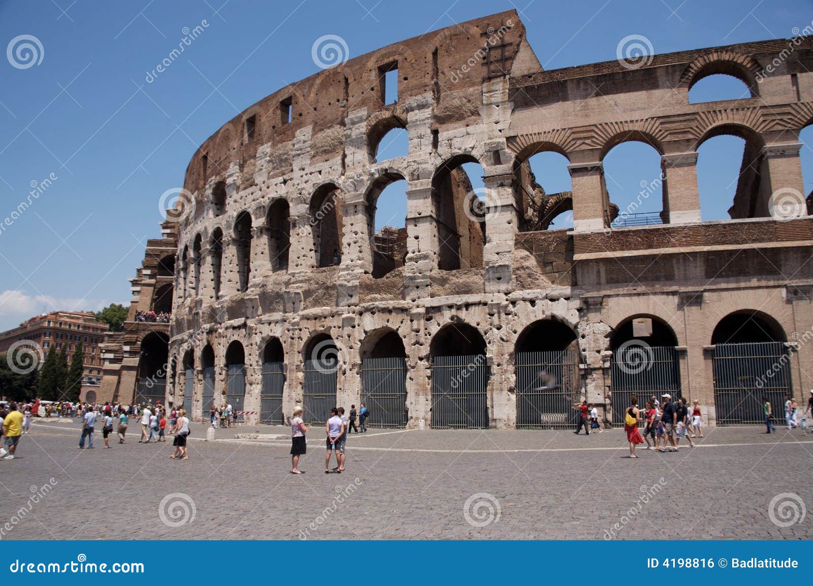 Coliseum Landscape aspect stock photo. Image of tourism - 4198816