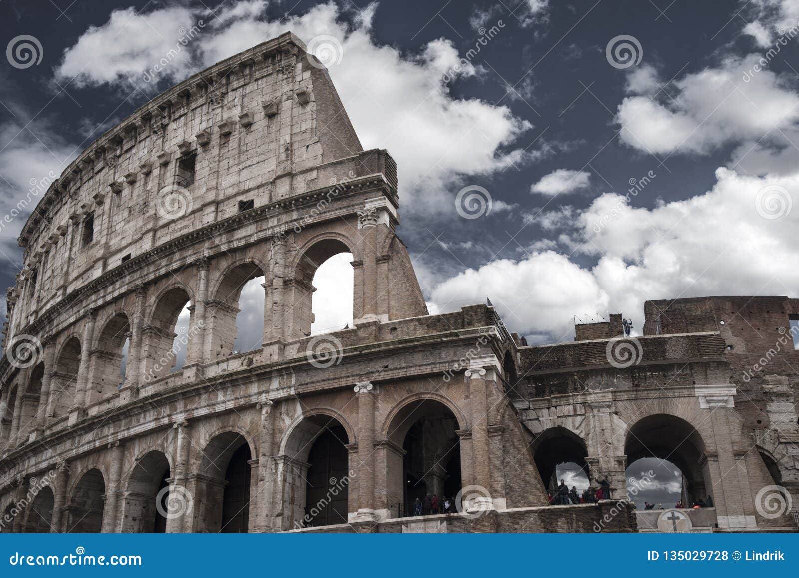 Coliseum stock photo. Image of architecture, forum, sunrise - 135029728
