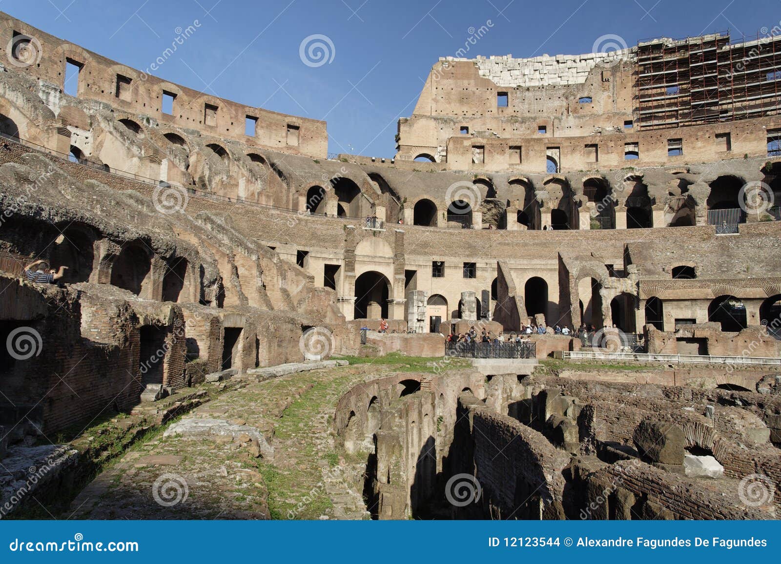 Coliseum Rome stock photo. Image of arches, ruthless - 12123544