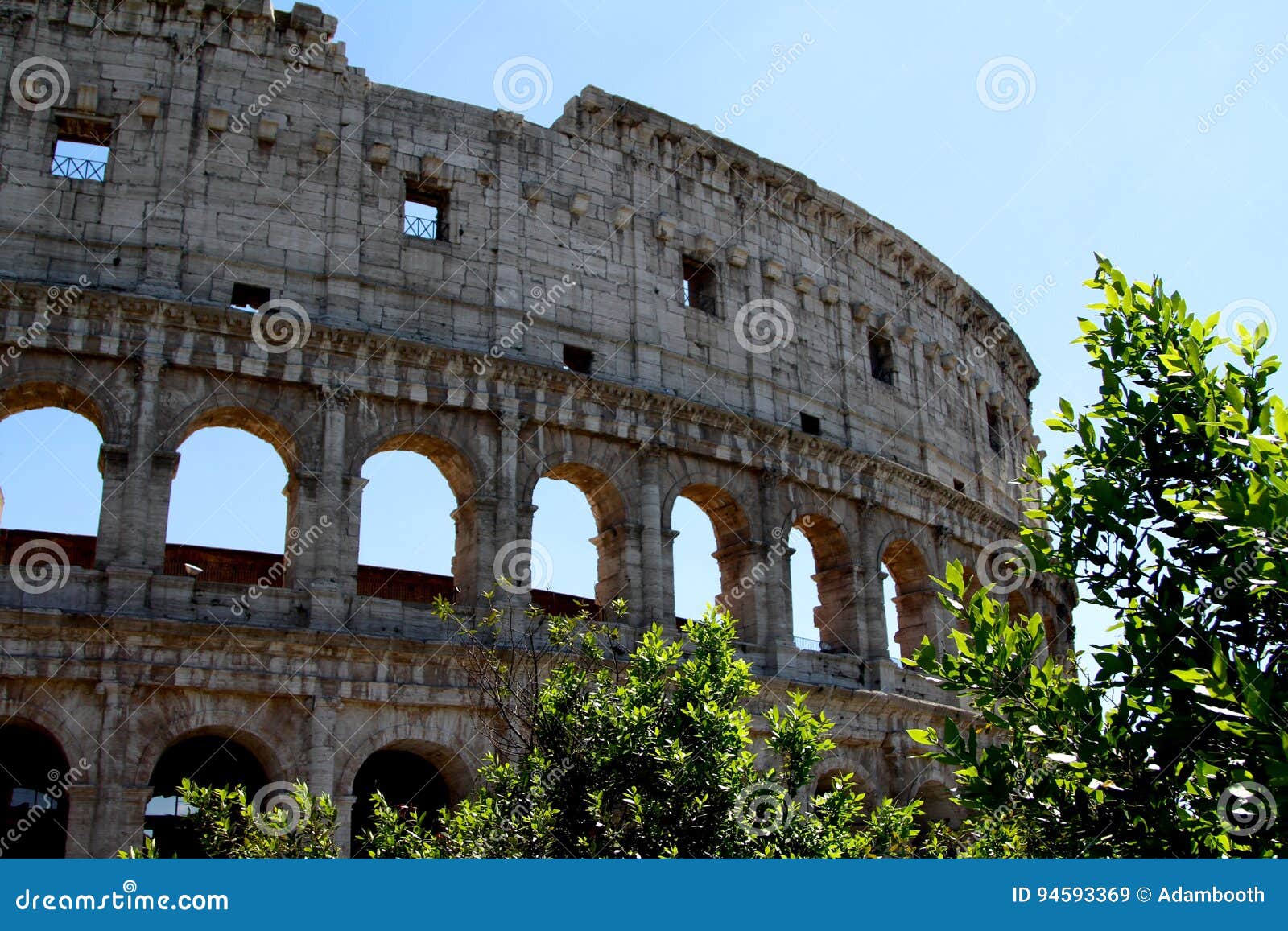 The Coliseum, Rome stock image. Image of colisseum, ancient - 94593369