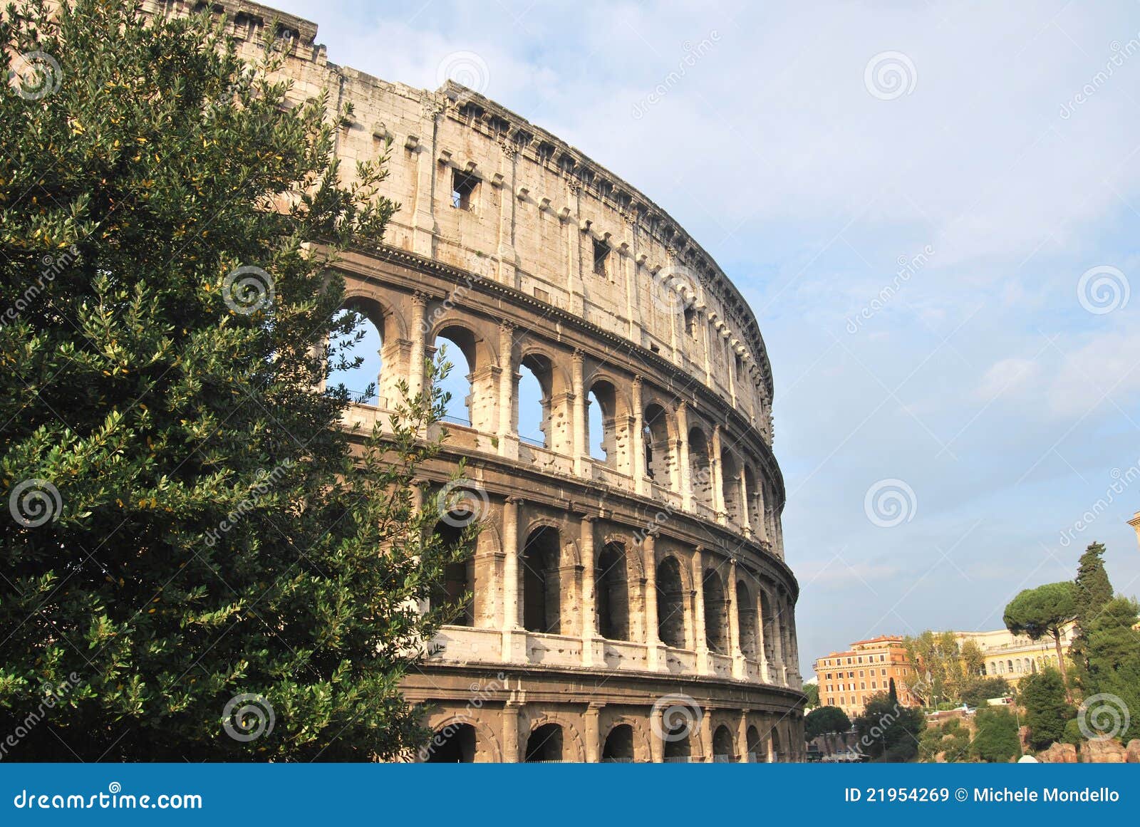 Coliseum in Rome, Italy stock image. Image of italy, monument - 21954269
