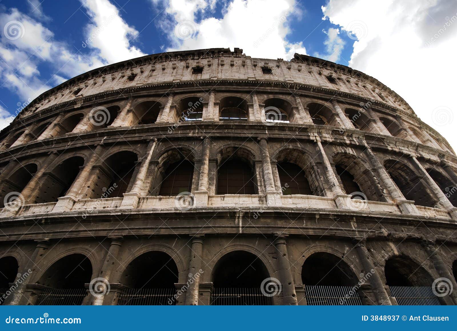 Coliseum in Rome, Italy stock image. Image of culture - 3848937