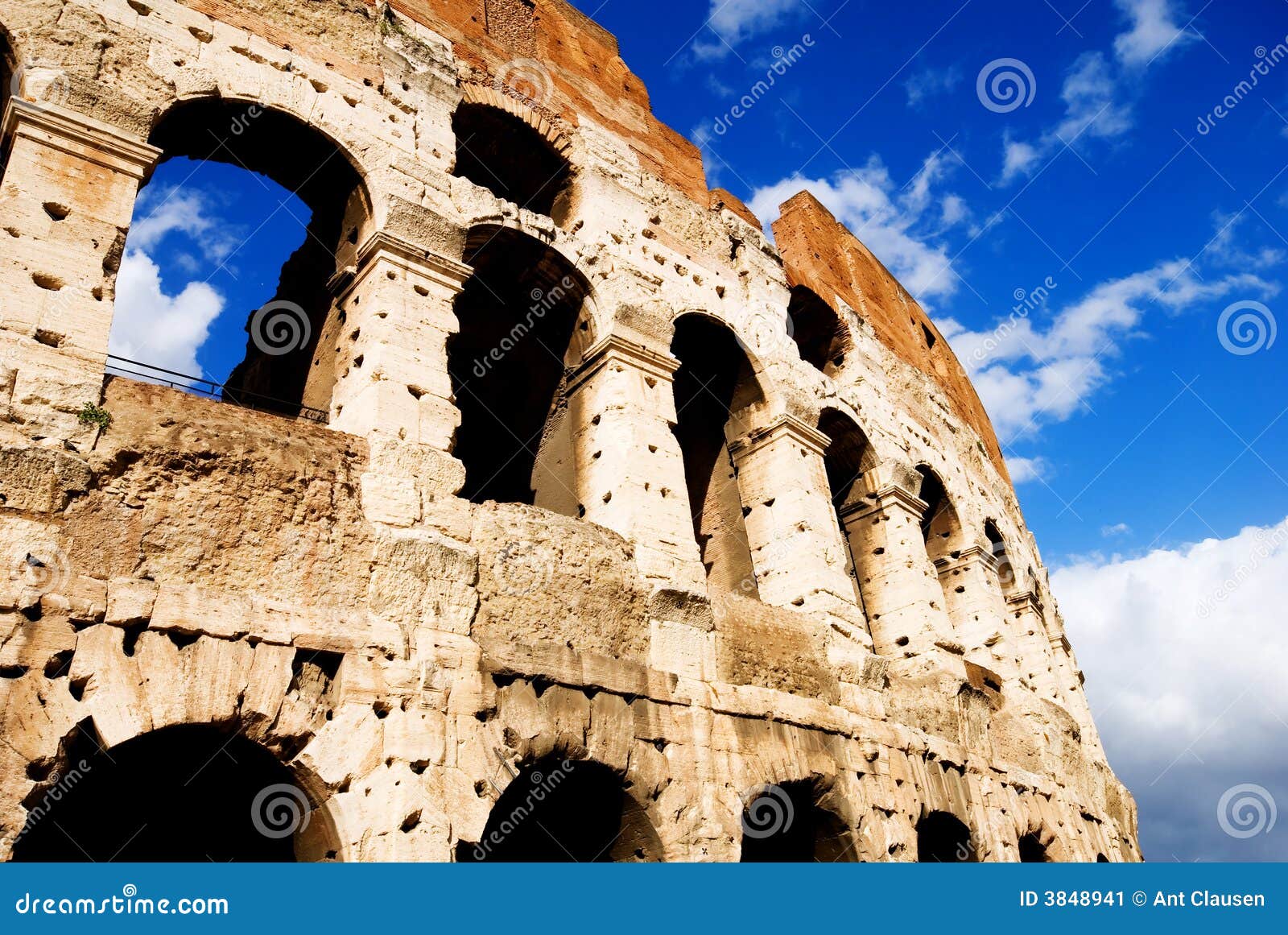 Coliseum in Rome, Italy stock image. Image of archeology - 3848941
