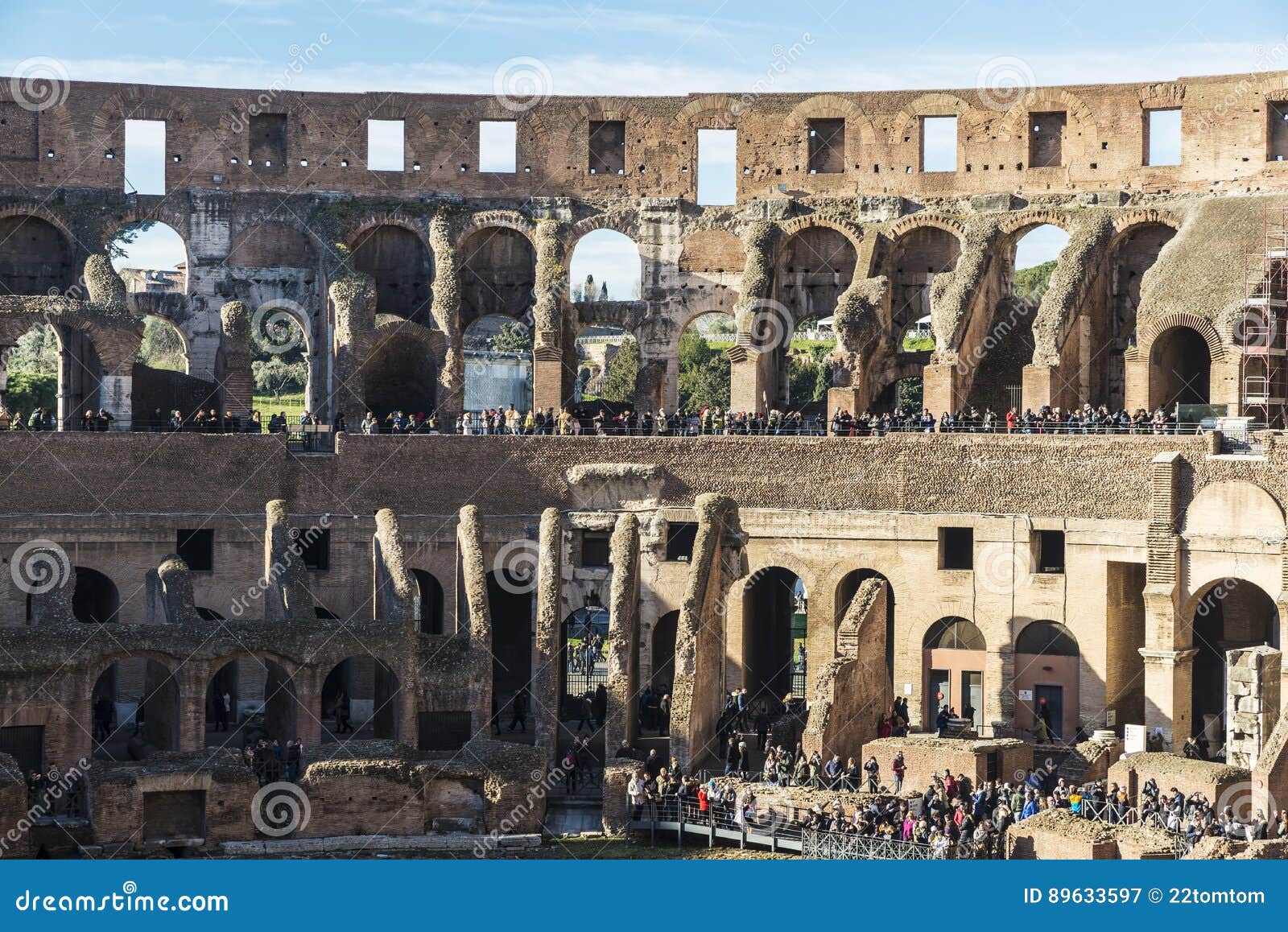 Coliseum of Rome, Italy editorial photography. Image of architecture ...