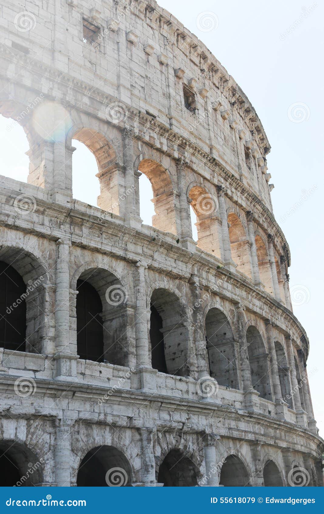 Coliseum Rome stock image. Image of history, europe, cheerful - 55618079