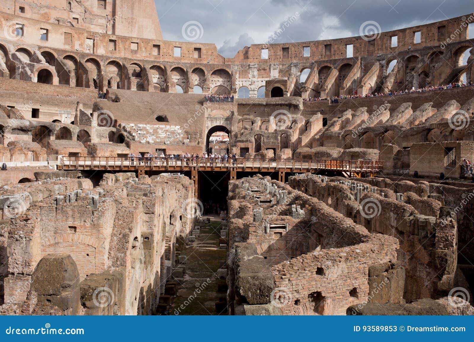 Coliseum editorial stock photo. Image of ruins, tourism - 93589853