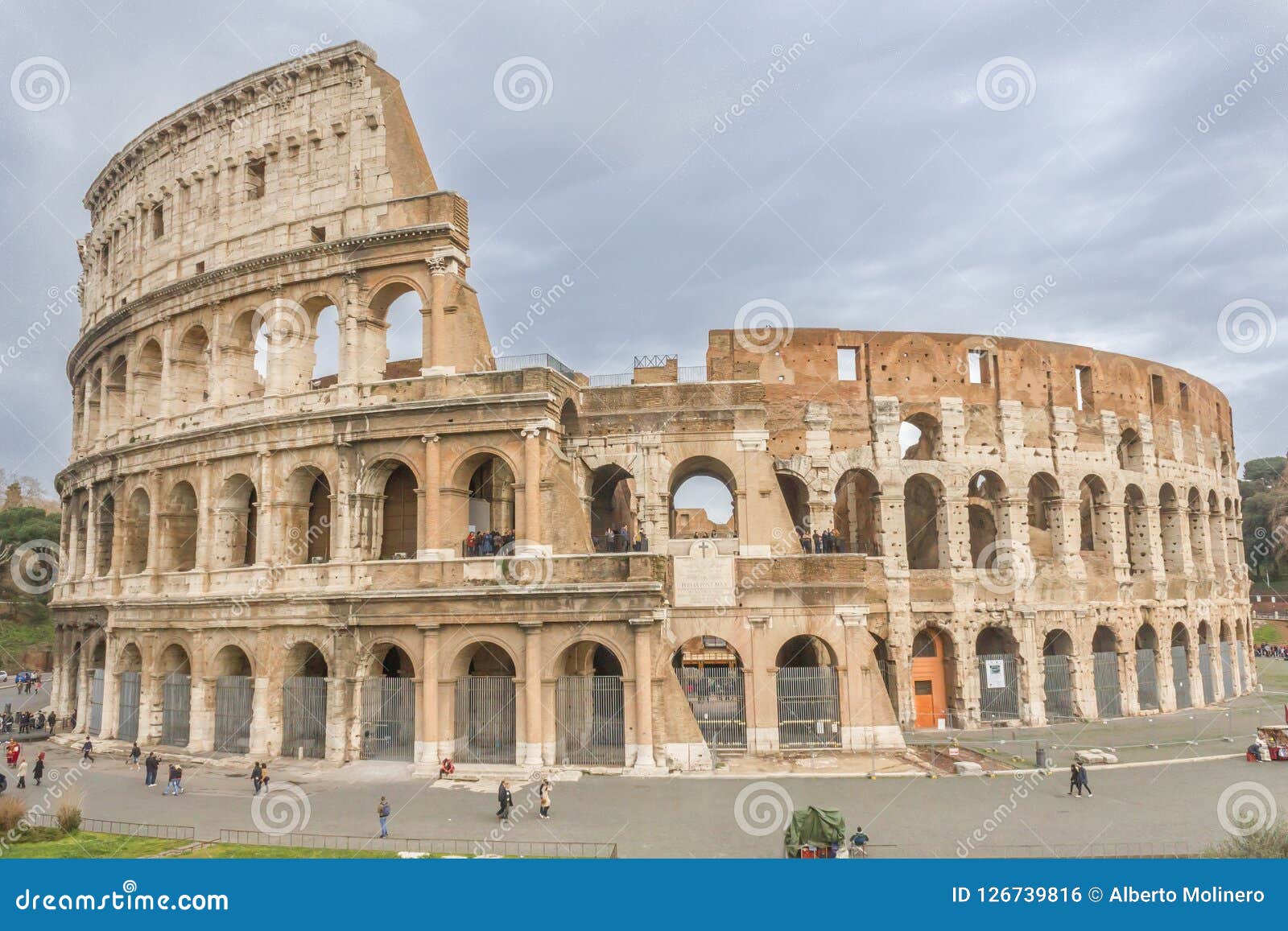 View of the Coliseum in Rome, Italy Editorial Photo - Image of arch ...