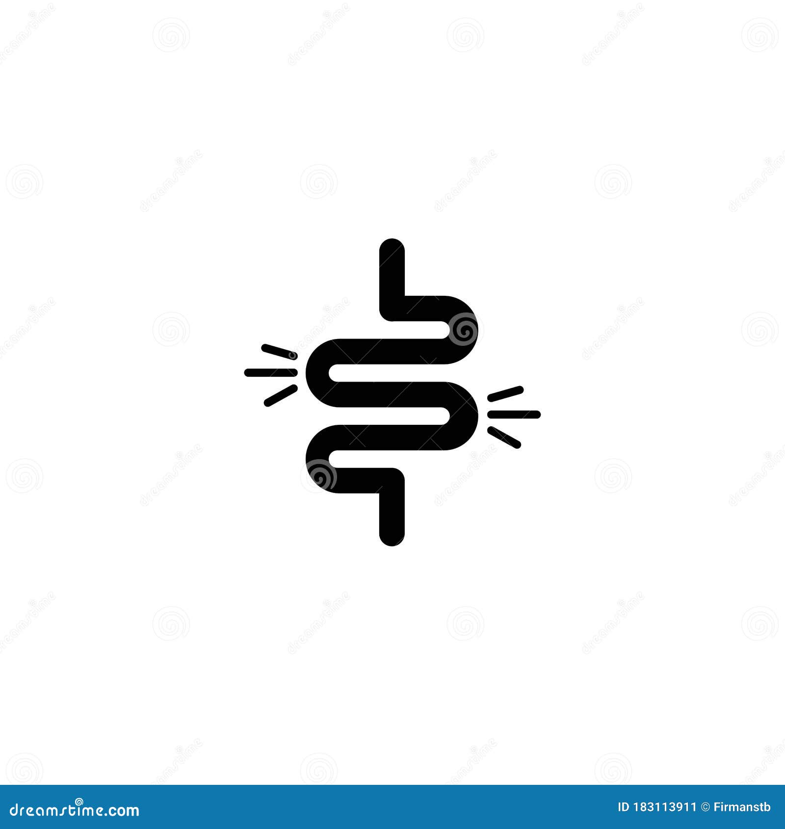 Colitis Icon Vector Design Illustration Stock Vector - Illustration of ...