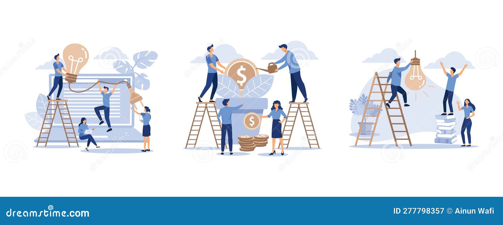 Collaboration Brainstorming and Meeting of Creative Creative People ...