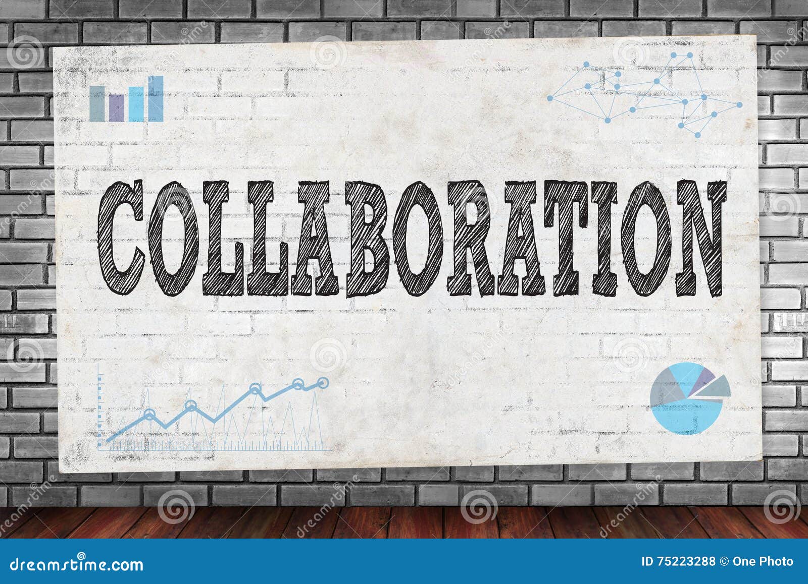 COLLABORATION stock illustration. Illustration of collaborate - 75223288