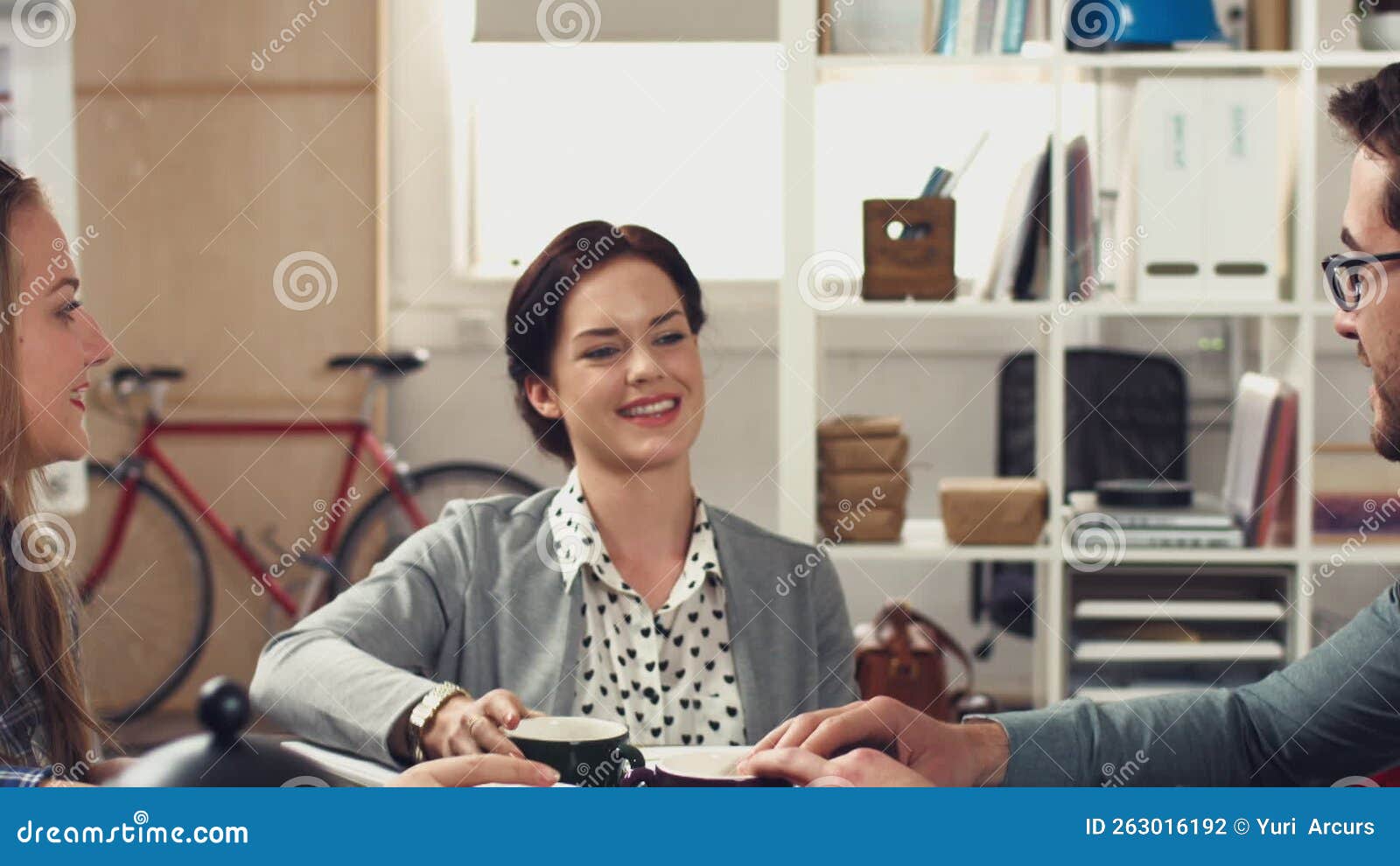 Collaboration, Coffee or Designer Team in a Meeting Planning a Strategy ...