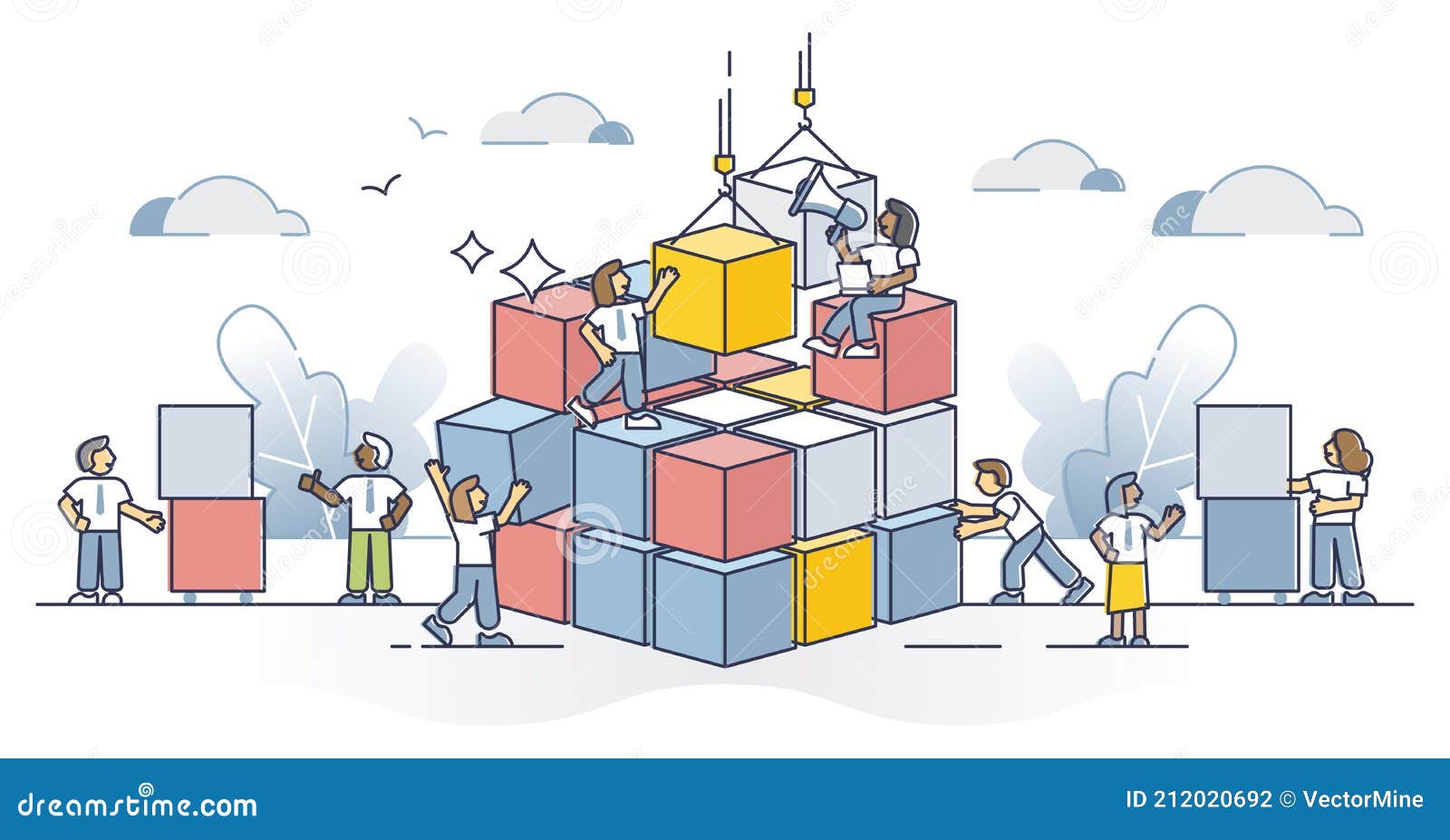 Collaboration Complexity Challenge As Difficult Task Teamwork Outline ... Collaboration Complexity Challenge As Difficult Task Teamwork Outline ...