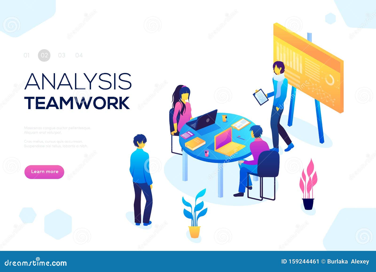 Collaboration Concept with Collaborative People Vector. Project ...