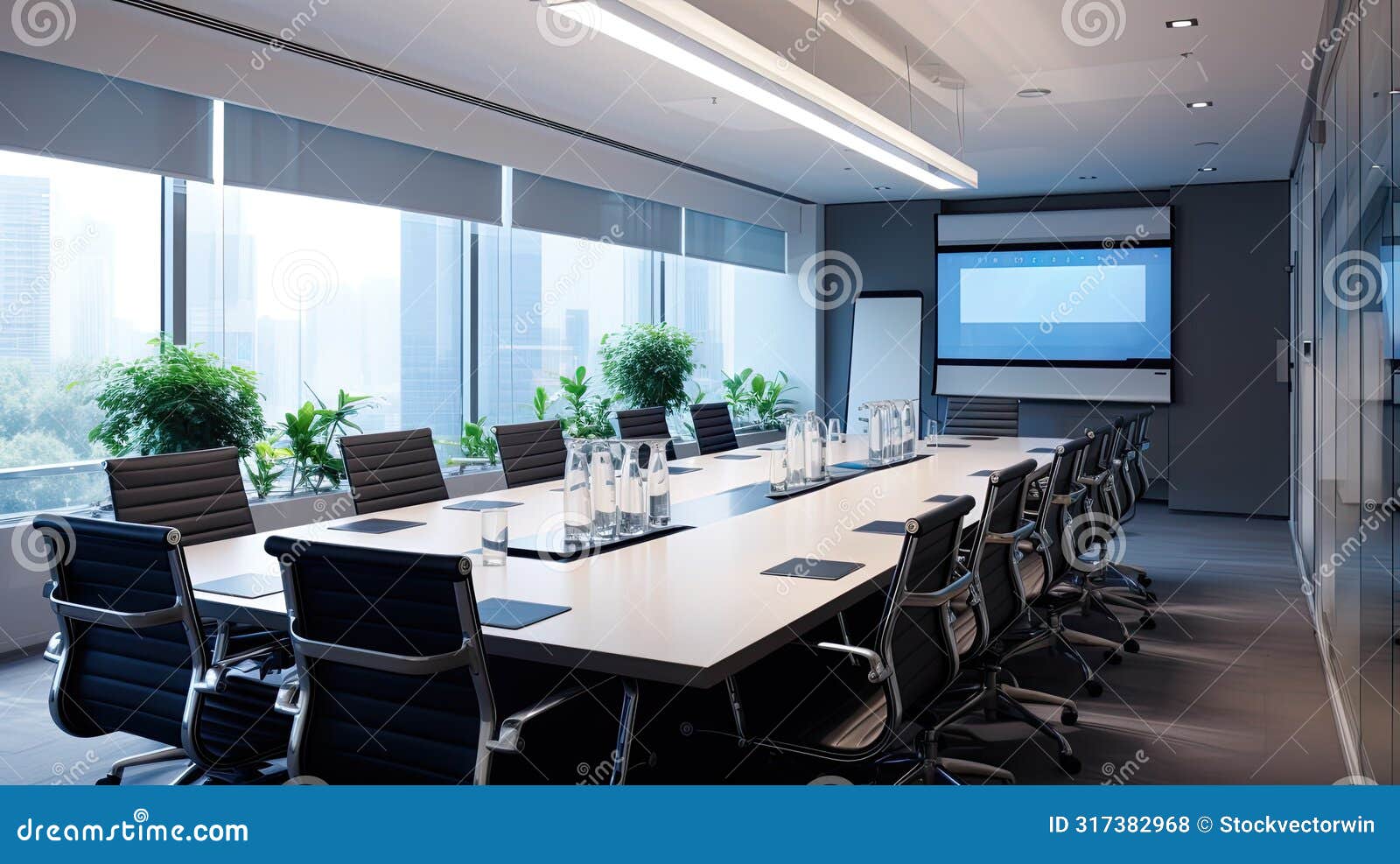 Collaboration Conference Room Technology Stock Illustration ...