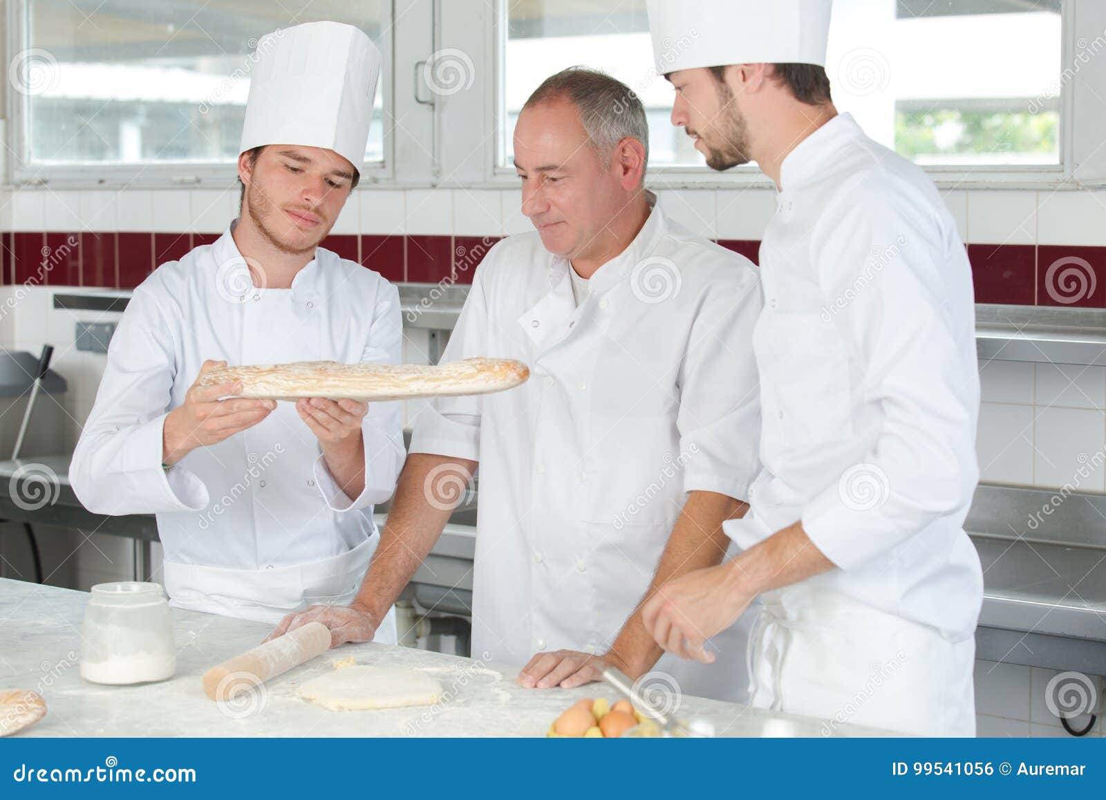 Collaboration Generations in Laboratory Bakery Shop Stock Photo - Image ...