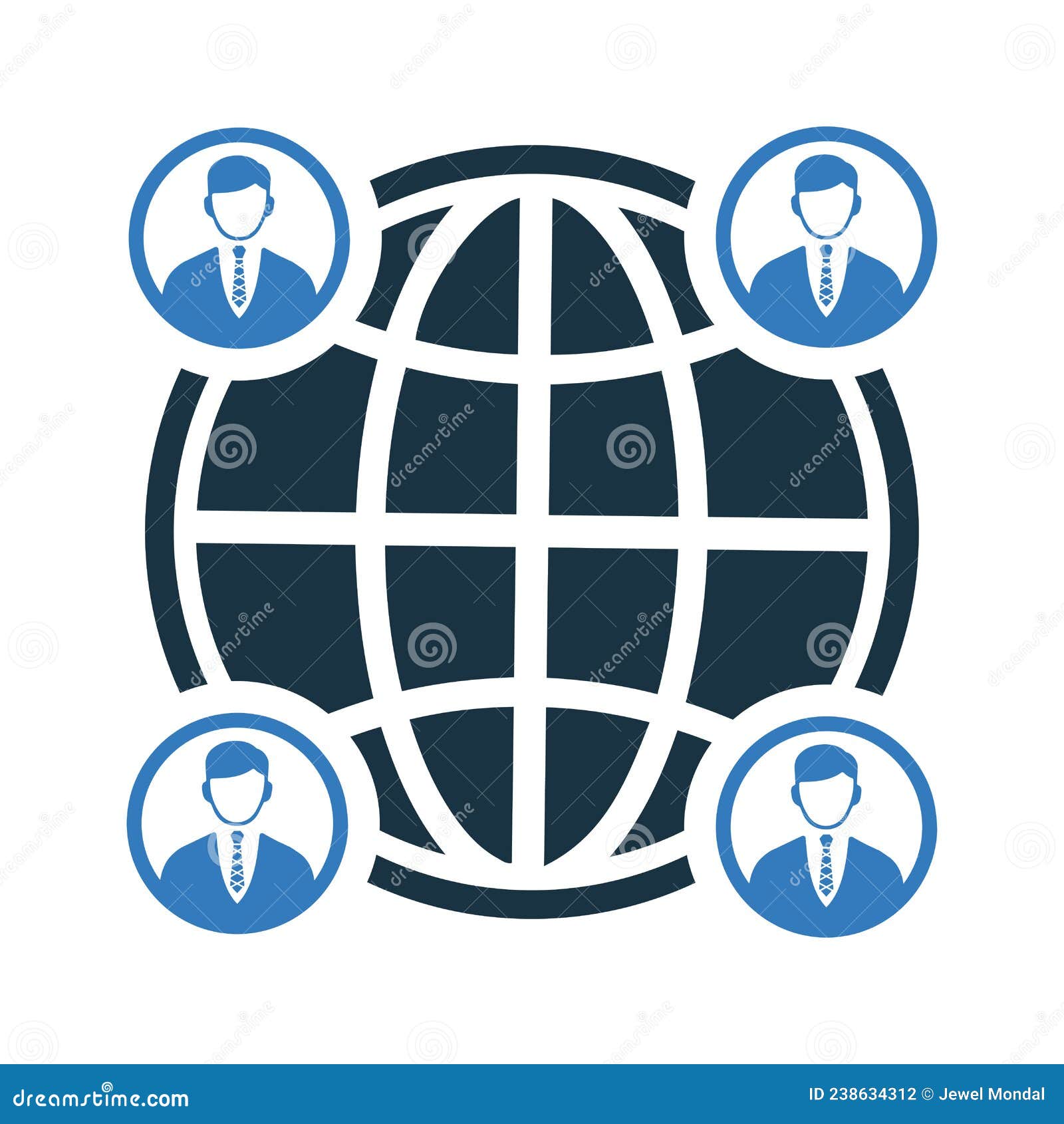 Alliance Global Triangle Swoosh Symbol Logo Design Cartoon Vector ...