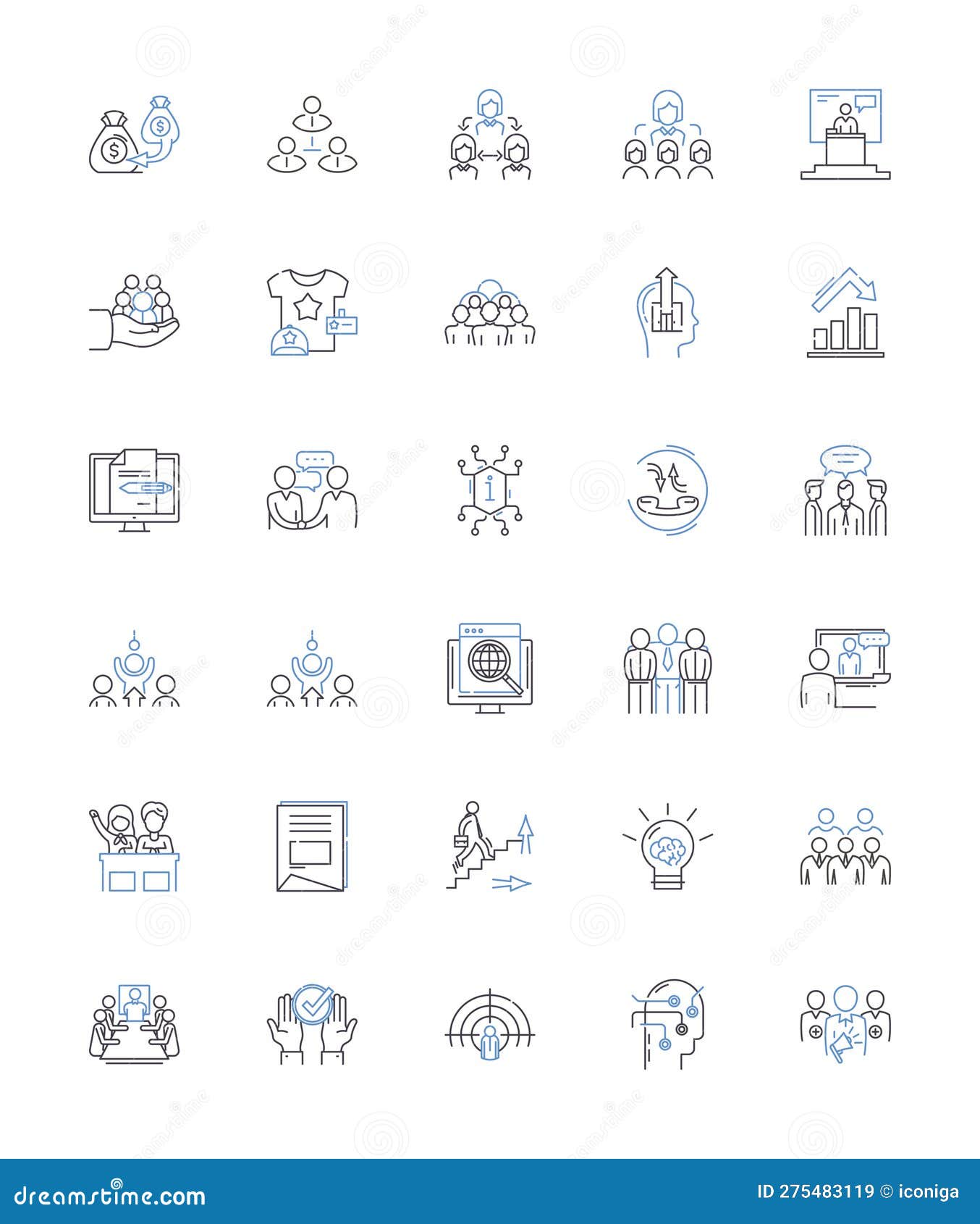 Collaboration Graphics Line Icons Collection. Synergy, Teamwork ... Collaboration Graphics Line Icons Collection. Synergy, Teamwork ...