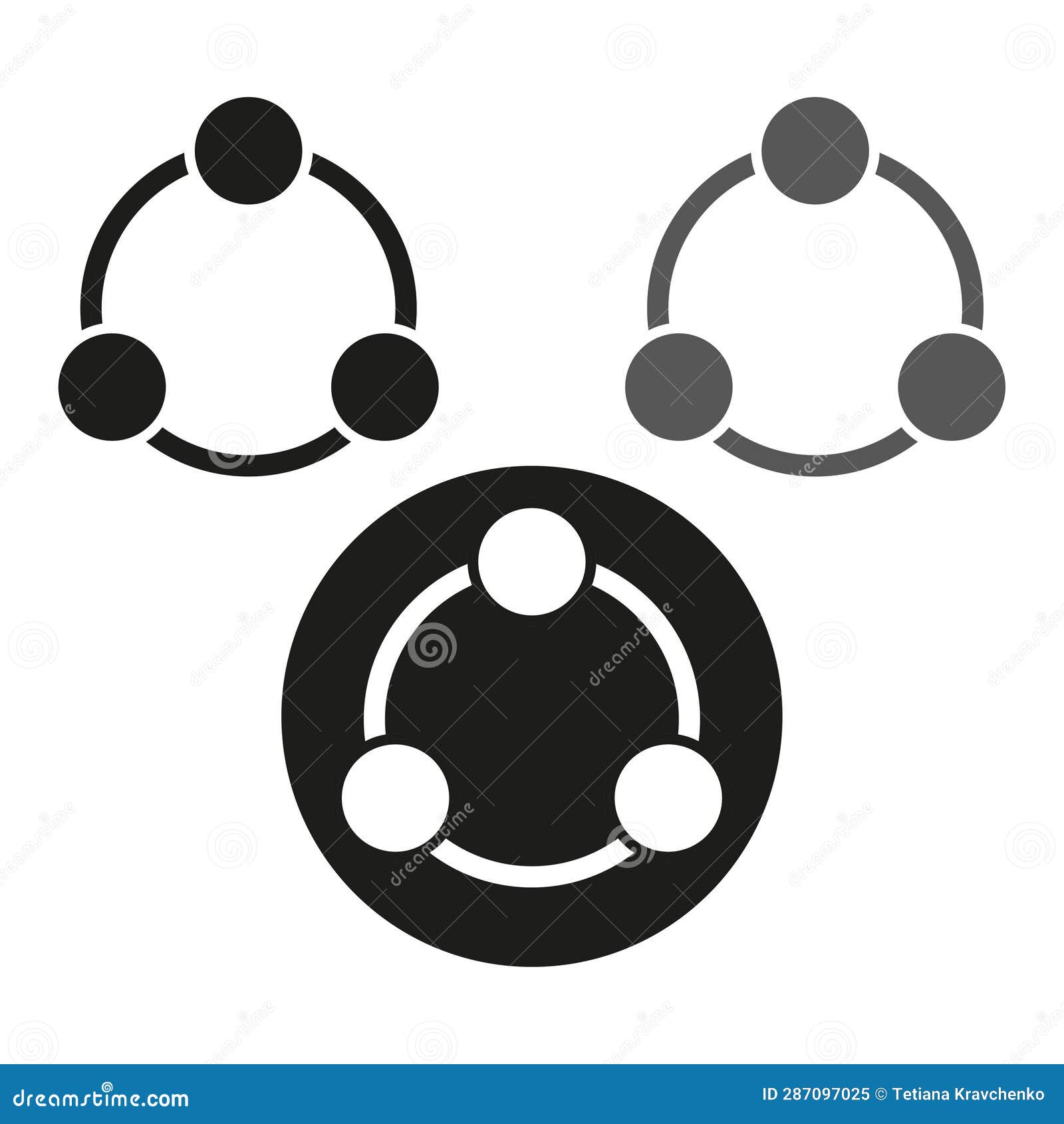 Collaboration Icon Set. Vector Illustration. EPS 10 Stock Vector ...