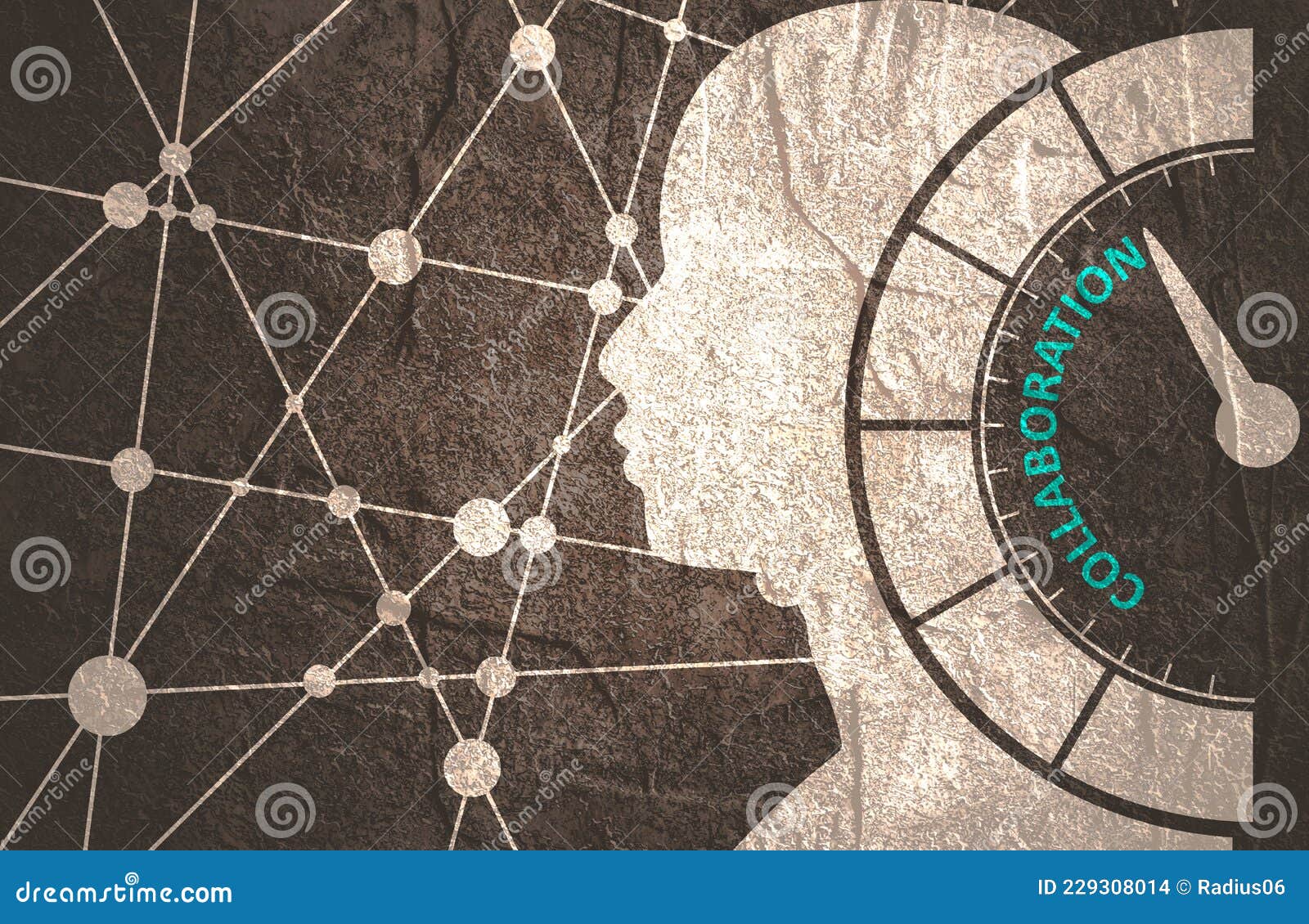 Social Network and Business Communication. Teamwork Concept Stock ...