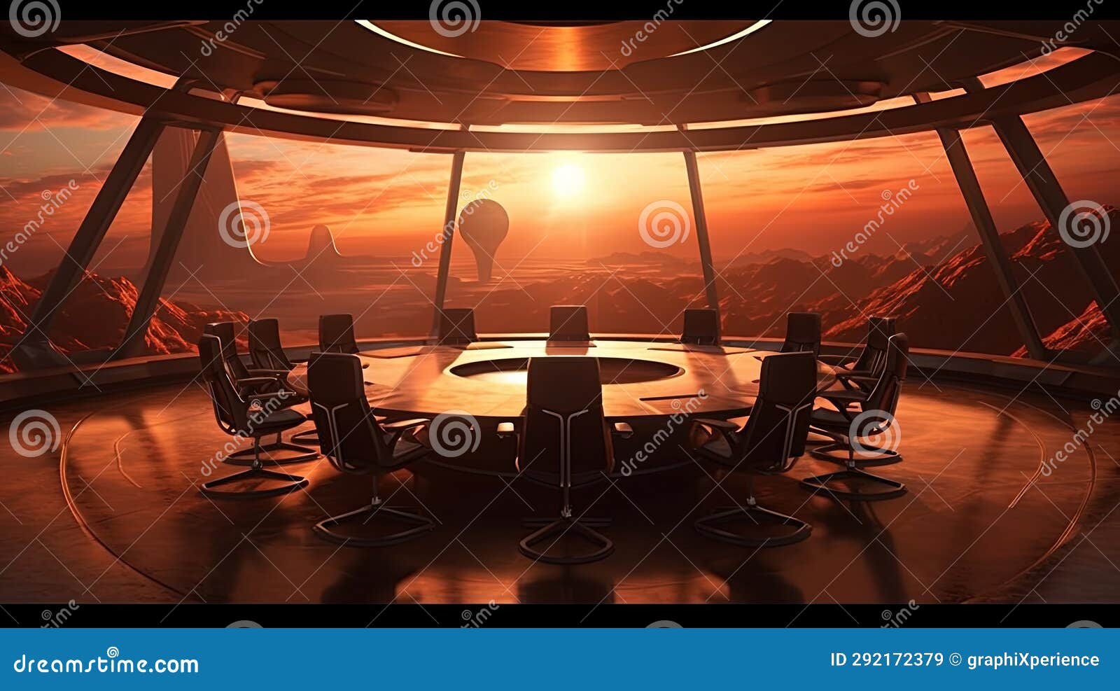 Collaboration in Modern Meeting Room Stock Illustration - Illustration ...