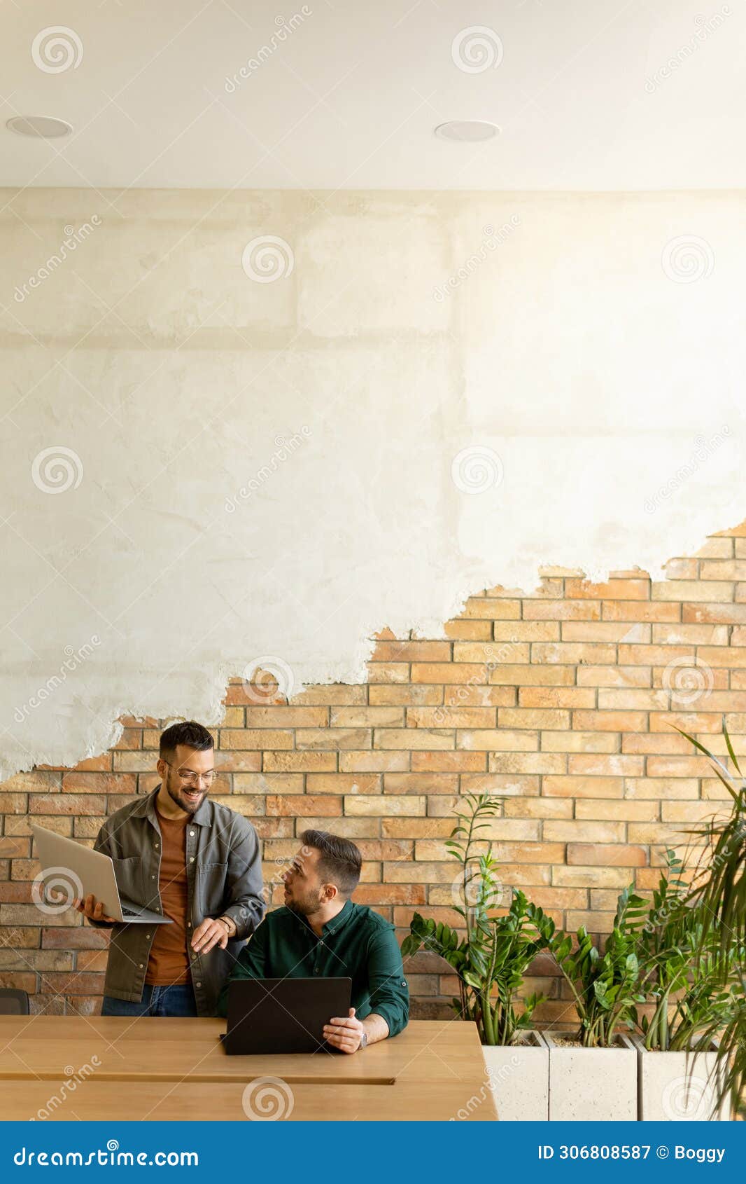 Collaboration in Motion, Professionals Working Together in a Modern ...