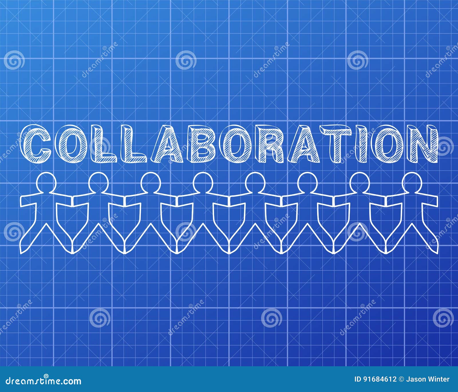 Blueprint Graph Paper Background. Line Grid Pattern Cartoon Vector ...