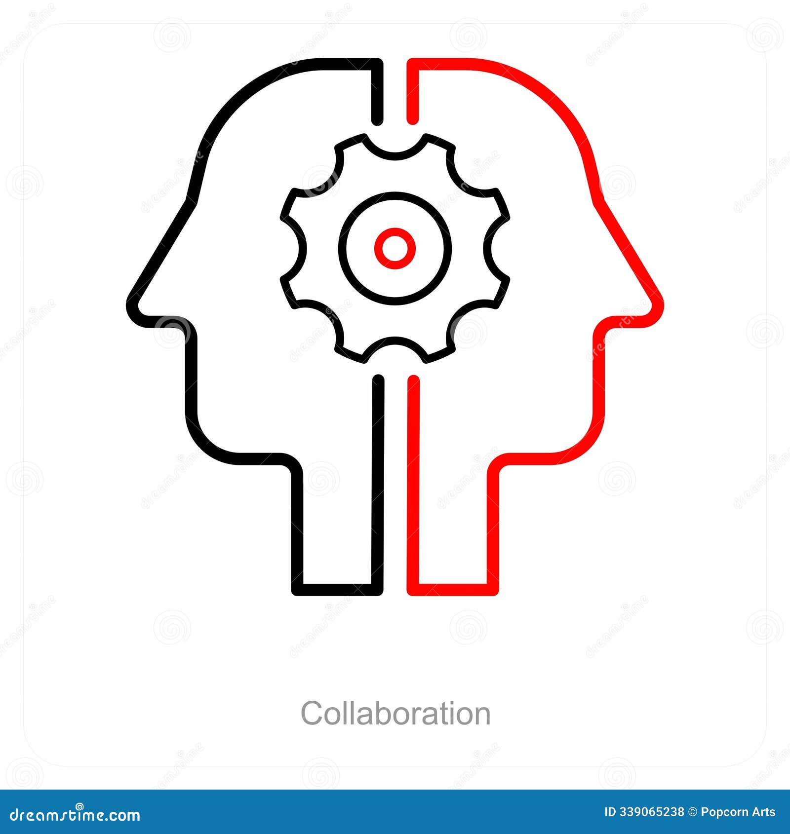 Collaboration stock vector. Illustration of design, business - 339065238