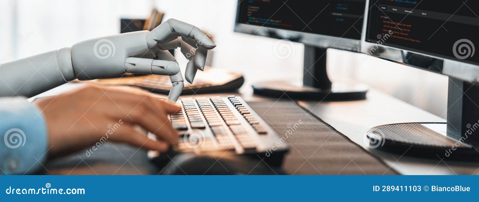 Collaboration between Robotic Hand and Human Software Developer ...