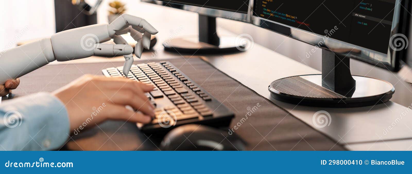 Collaboration between Robotic Hand and Human Software Developer ...