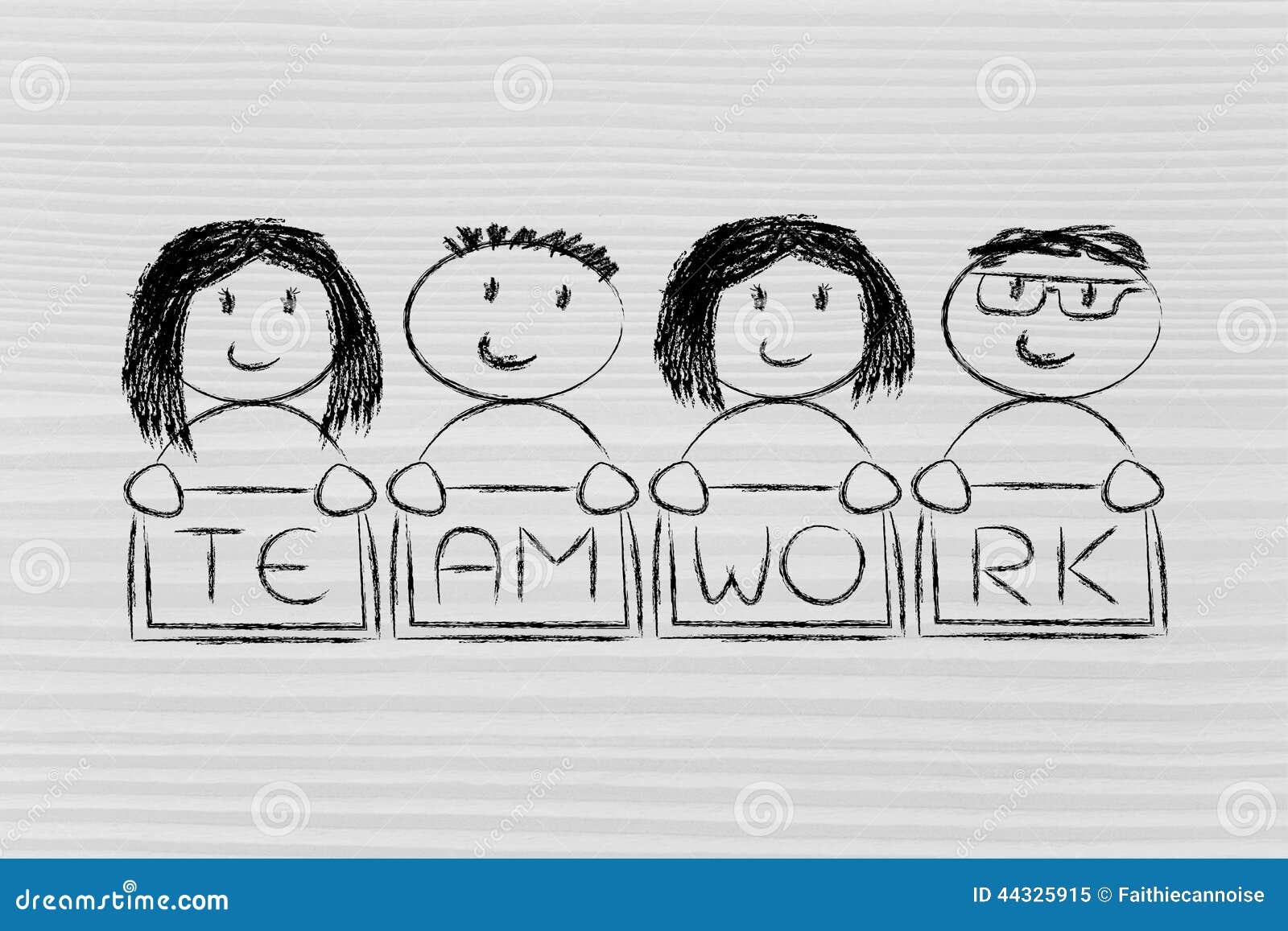 Collaboration, Sharing Work and Team Work: Funny Characters ...