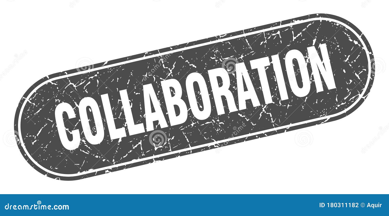Collaboration Sign. Collaboration Grunge Stamp Stock Vector ...