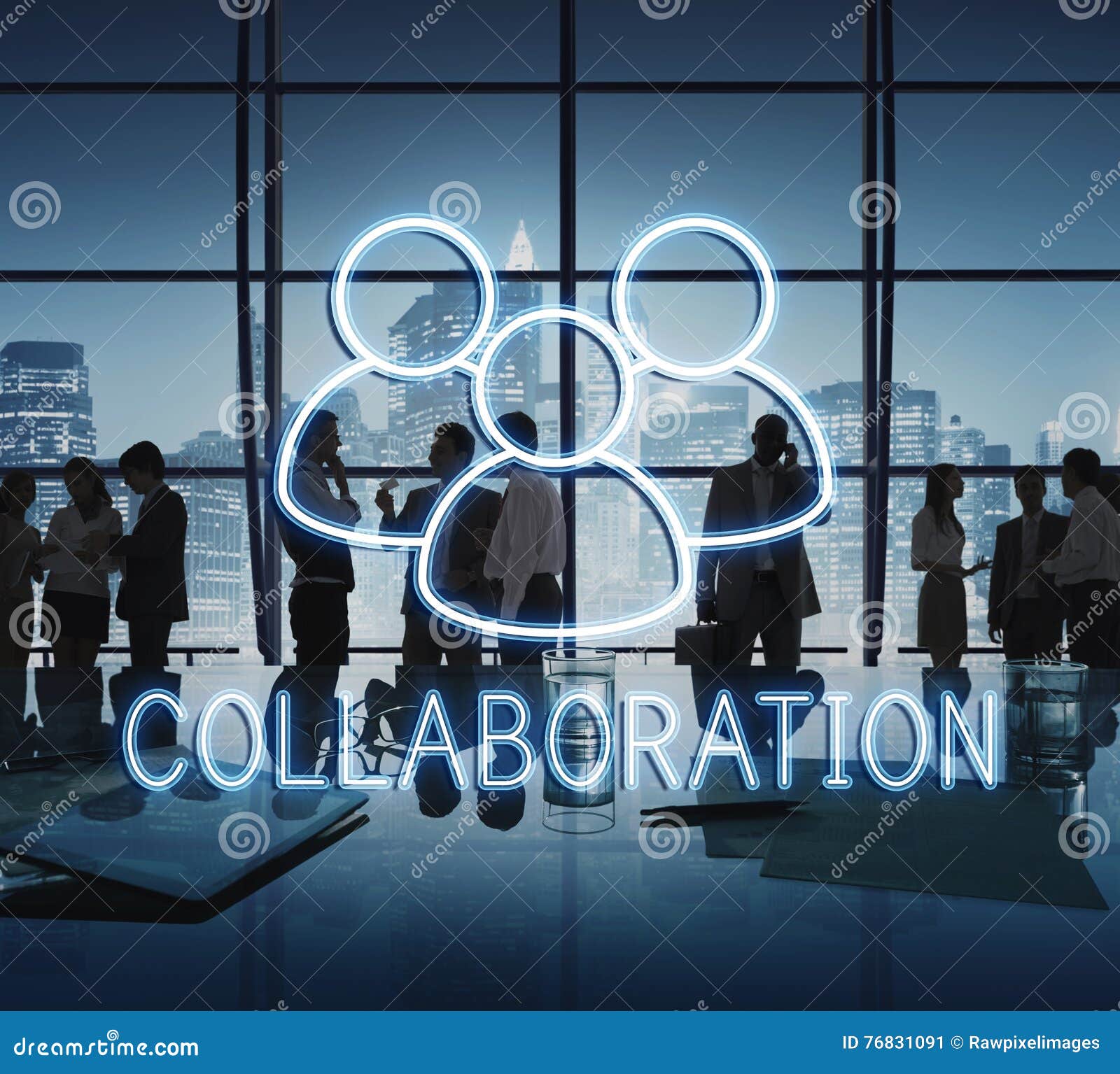 Collaboration Team Leadership Partnership Concept Stock Image - Image ...