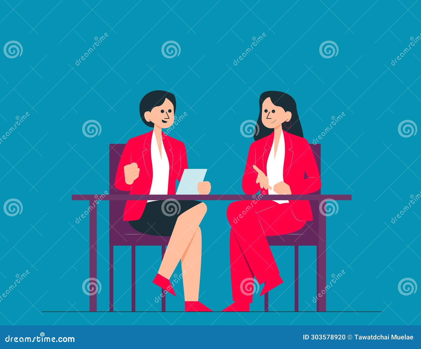 Collaboration and Team Meeting with Discussion. Colleague Brainstorm ...