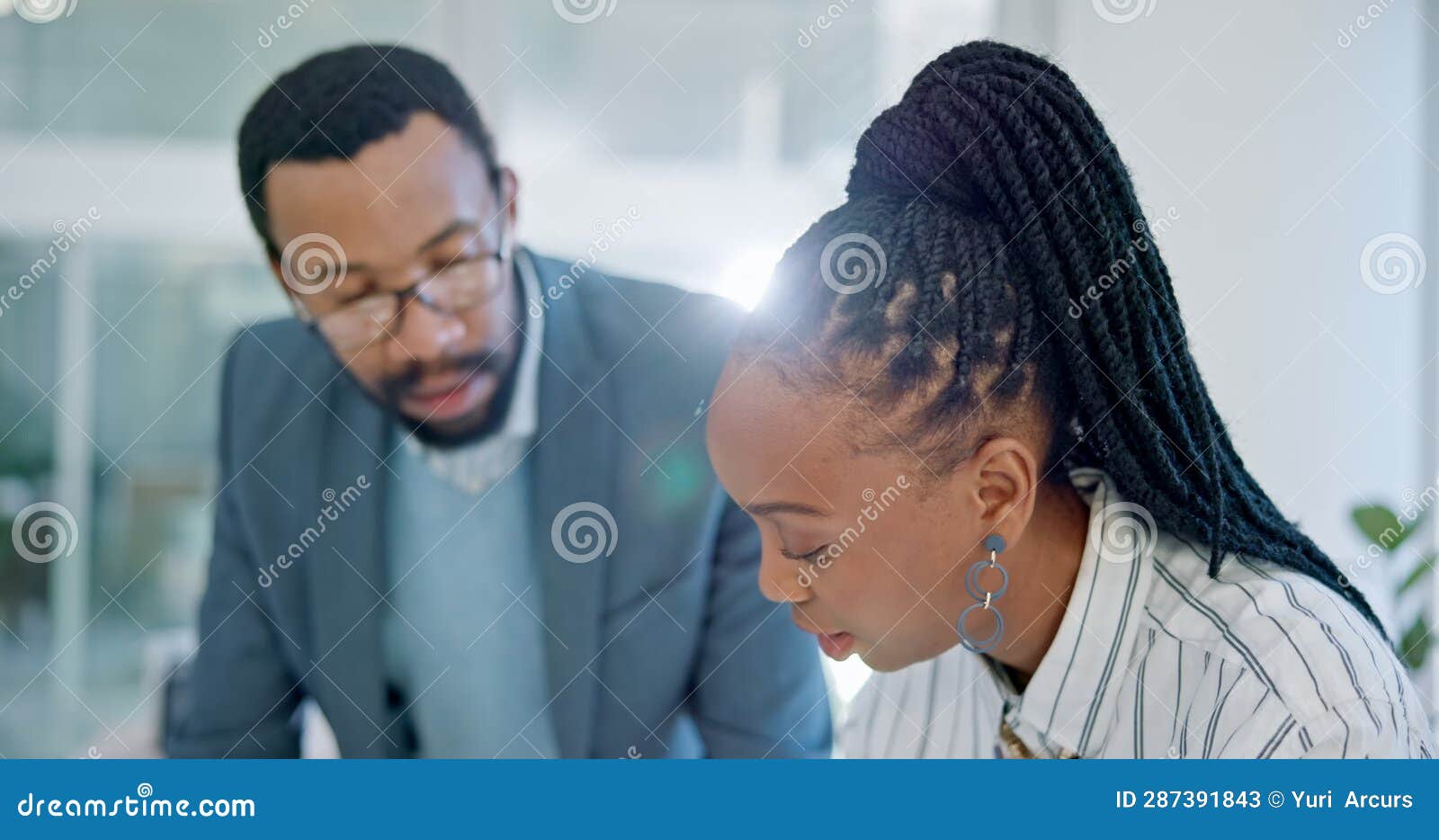 Collaboration, Training and a Business Team Planning in the Office ...