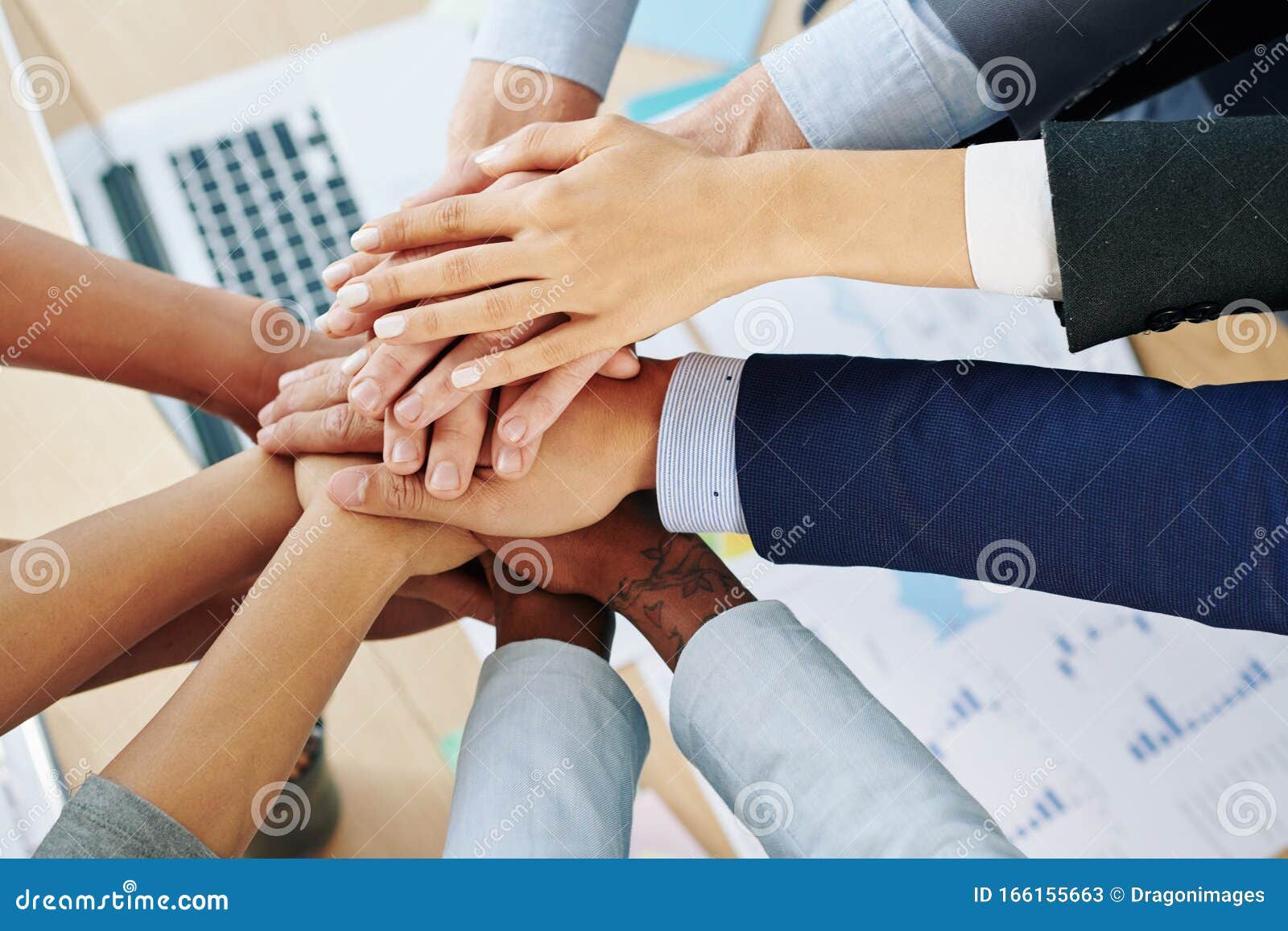 Collaboration and Unity Concept Stock Image - Image of businesswoman ...