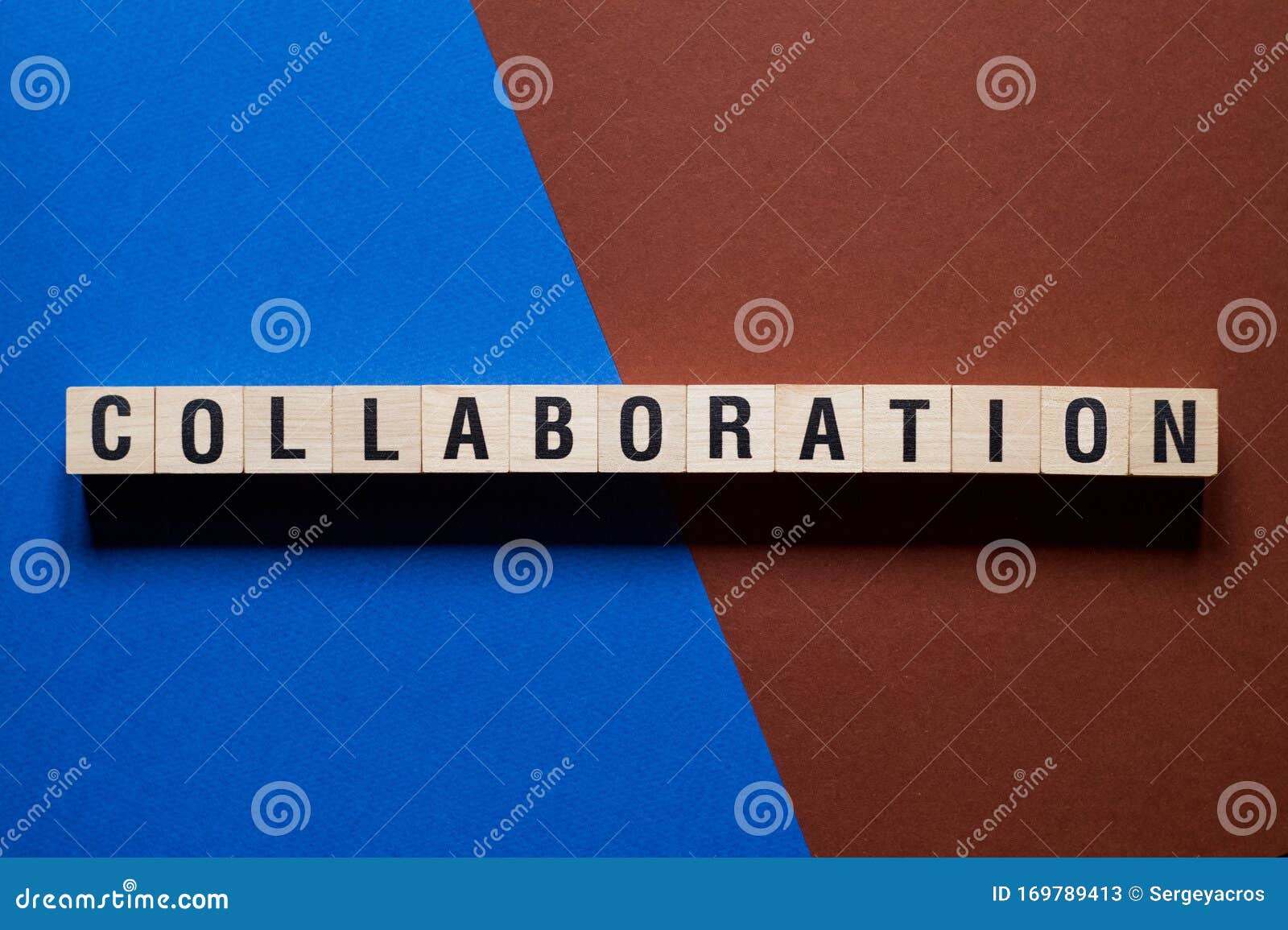 Collaboration Word Concept on Cubes Stock Image - Image of opportunity ...