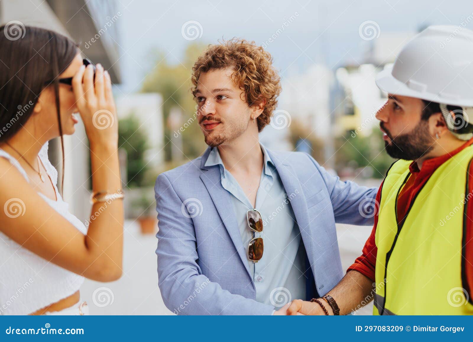 Collaborative Architectural Team Strategizing Sustainable Design and ...