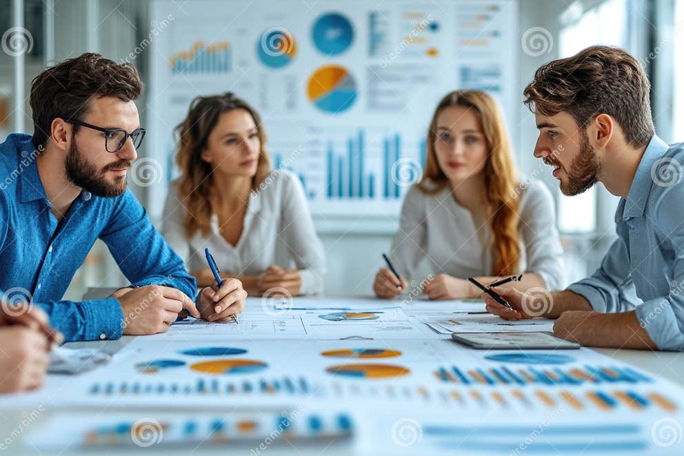 Collaborative Brainstorming: Business Teamwork and Strategy Development ...