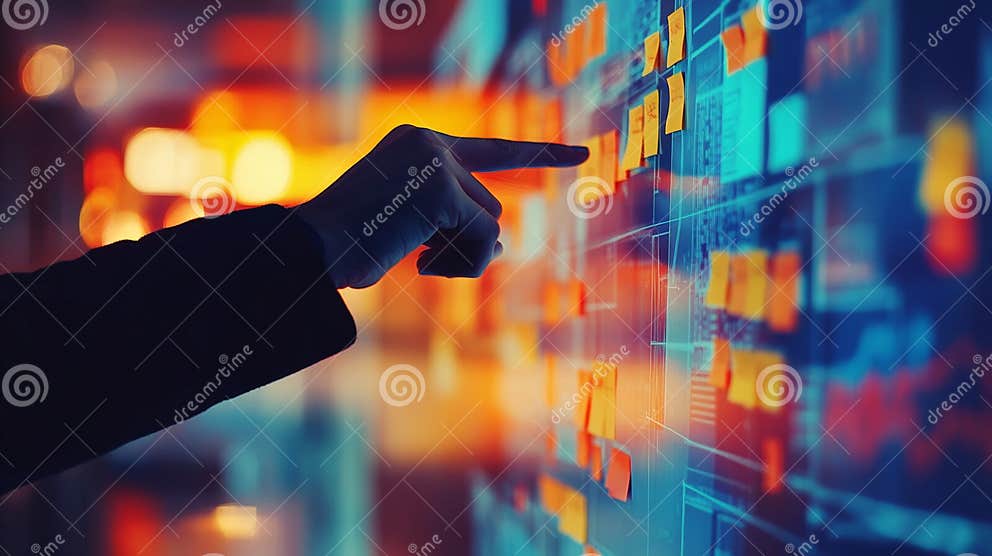 In a Collaborative Brainstorming Session, Someone Gestures Towards ...