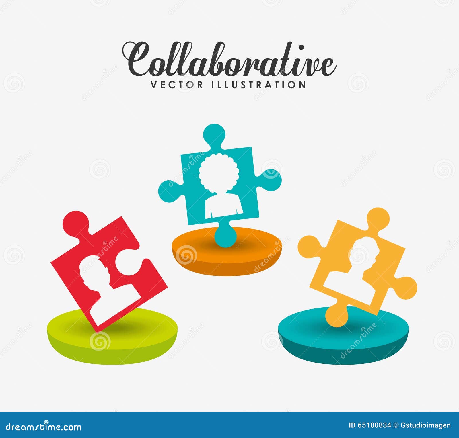 Collaborative Concept Design Stock Illustration - Illustration of ...