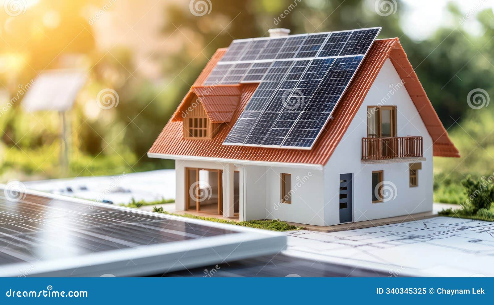 Collaborative Design for Solar-Ready Homes Stock Illustration ...