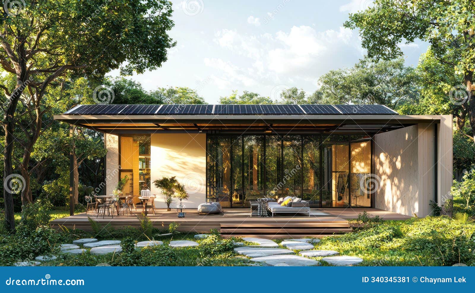 Collaborative Design for Solar-Ready Homes Stock Illustration ...