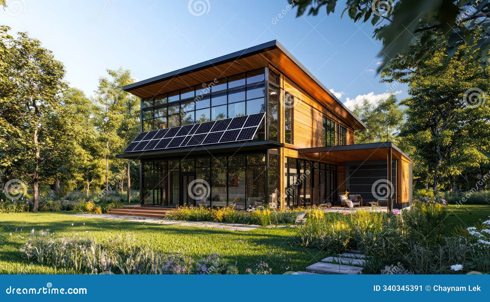 Collaborative Design for Solar-Ready Homes Stock Illustration ...