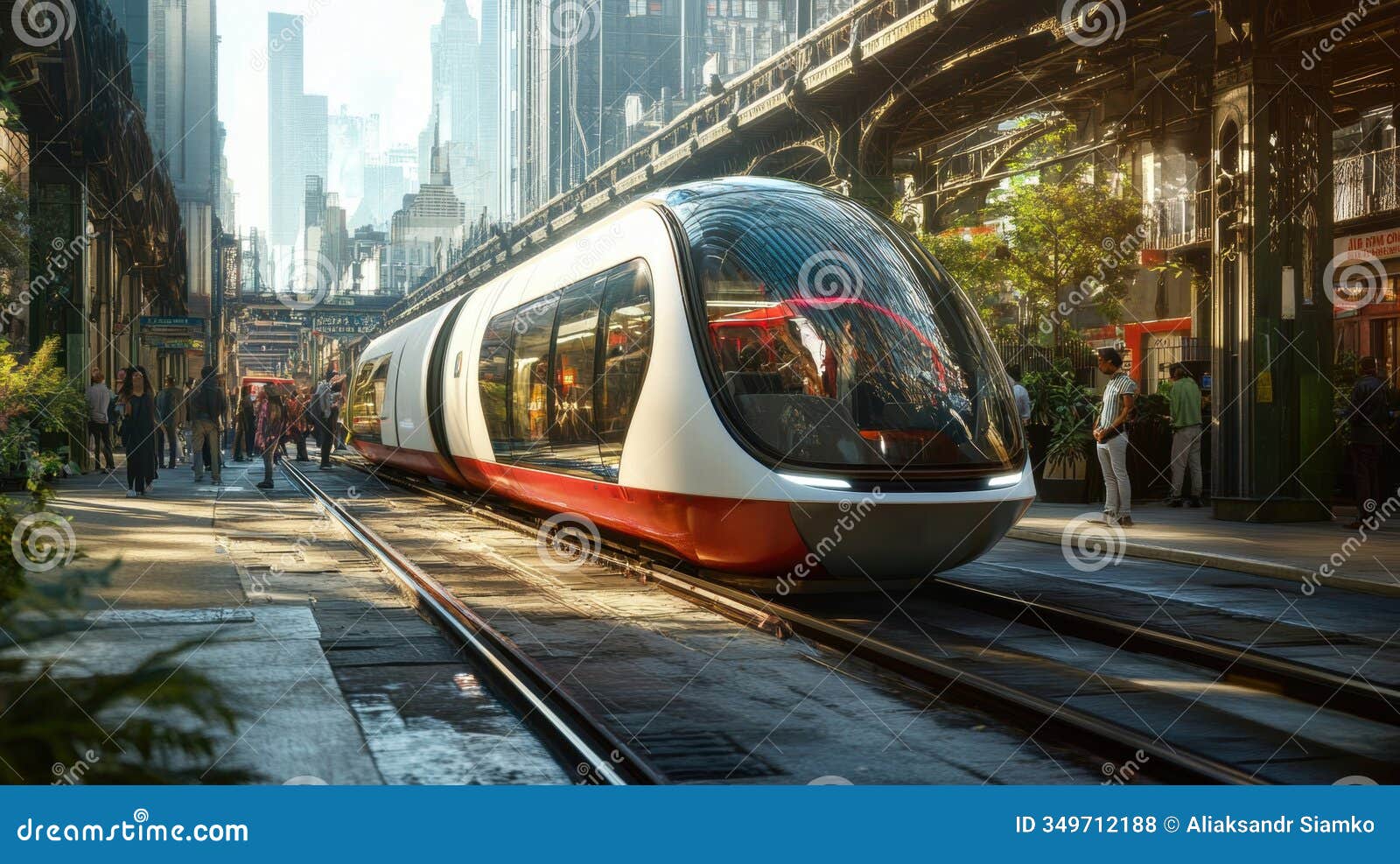 Collaborative Futuristic Projects Innovating Smart Urban Mobility Stock ...
