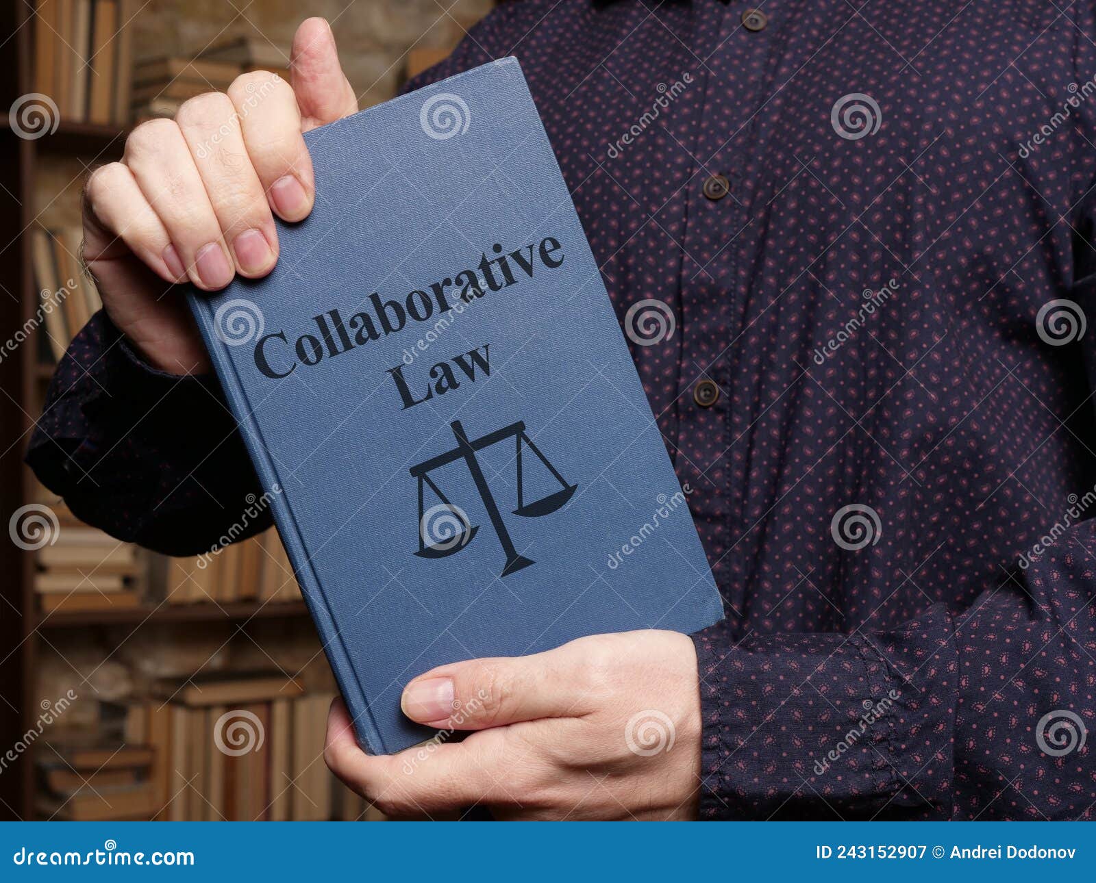 Collaborative Law is Shown on the Photo Using the Text Stock Image ...
