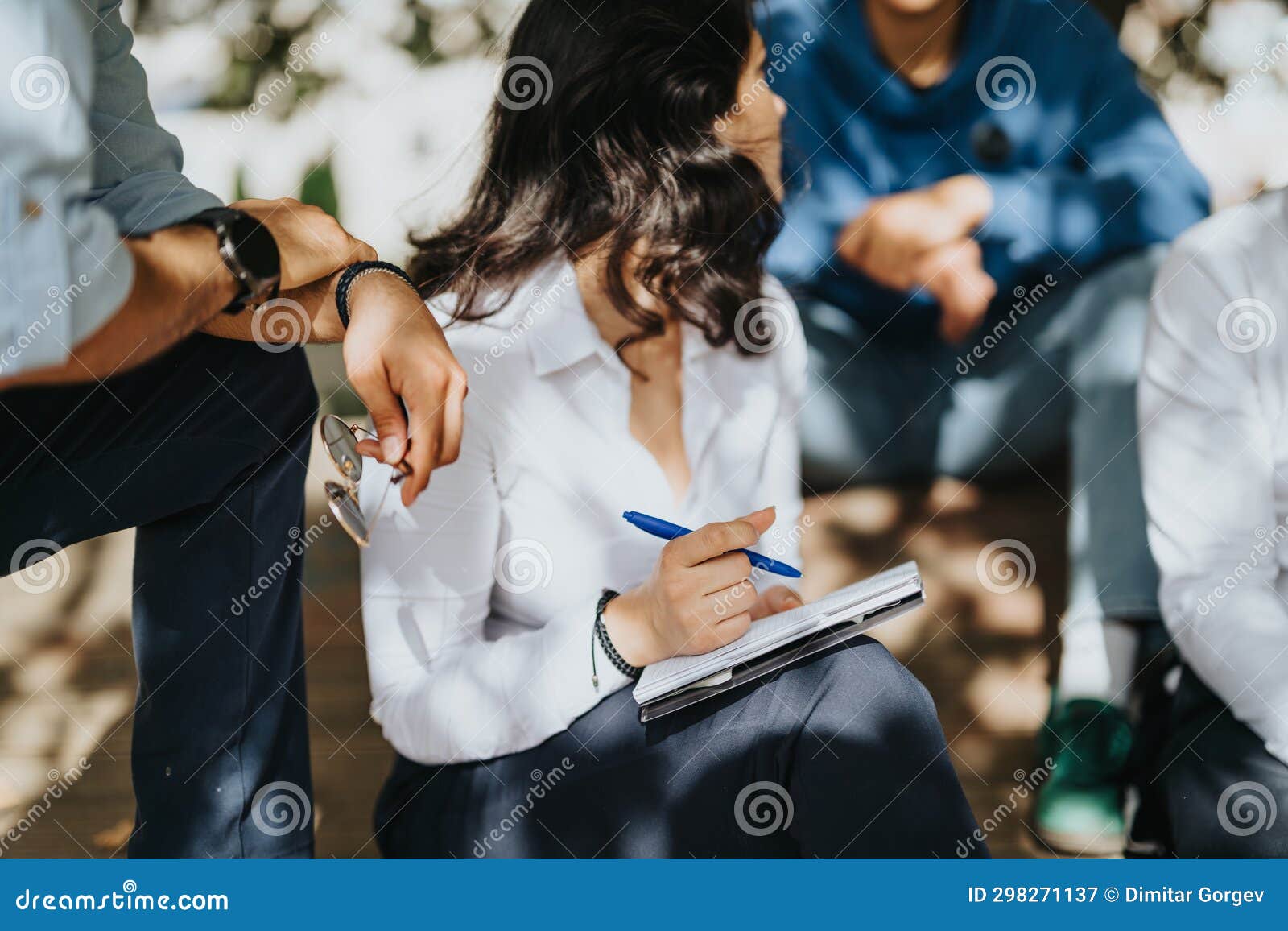 Students Collaborating in a Park, Achieving Goals, and Preparing for ...