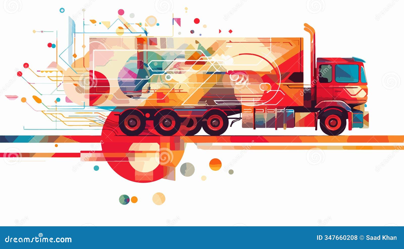 Collaborative Logistics Abstract Concept Vector Stock Illustration ...
